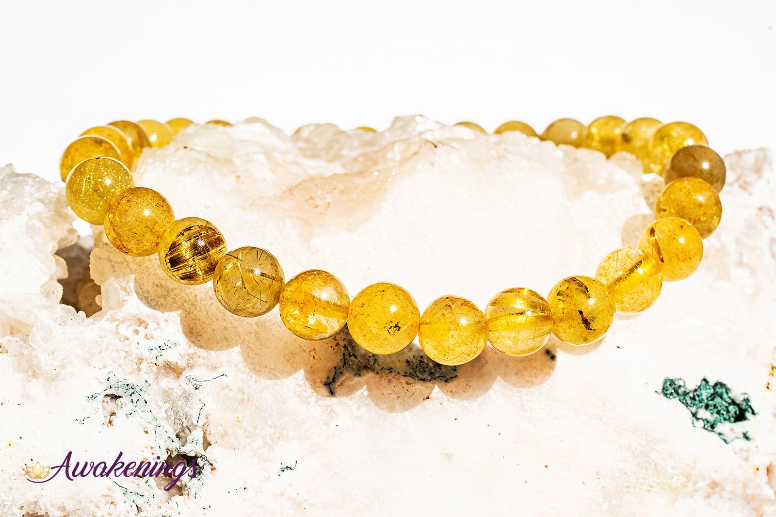 Gold (Golden Rutile Angel Venus Hair) Rutilated Quartz & Copper Quartz ...