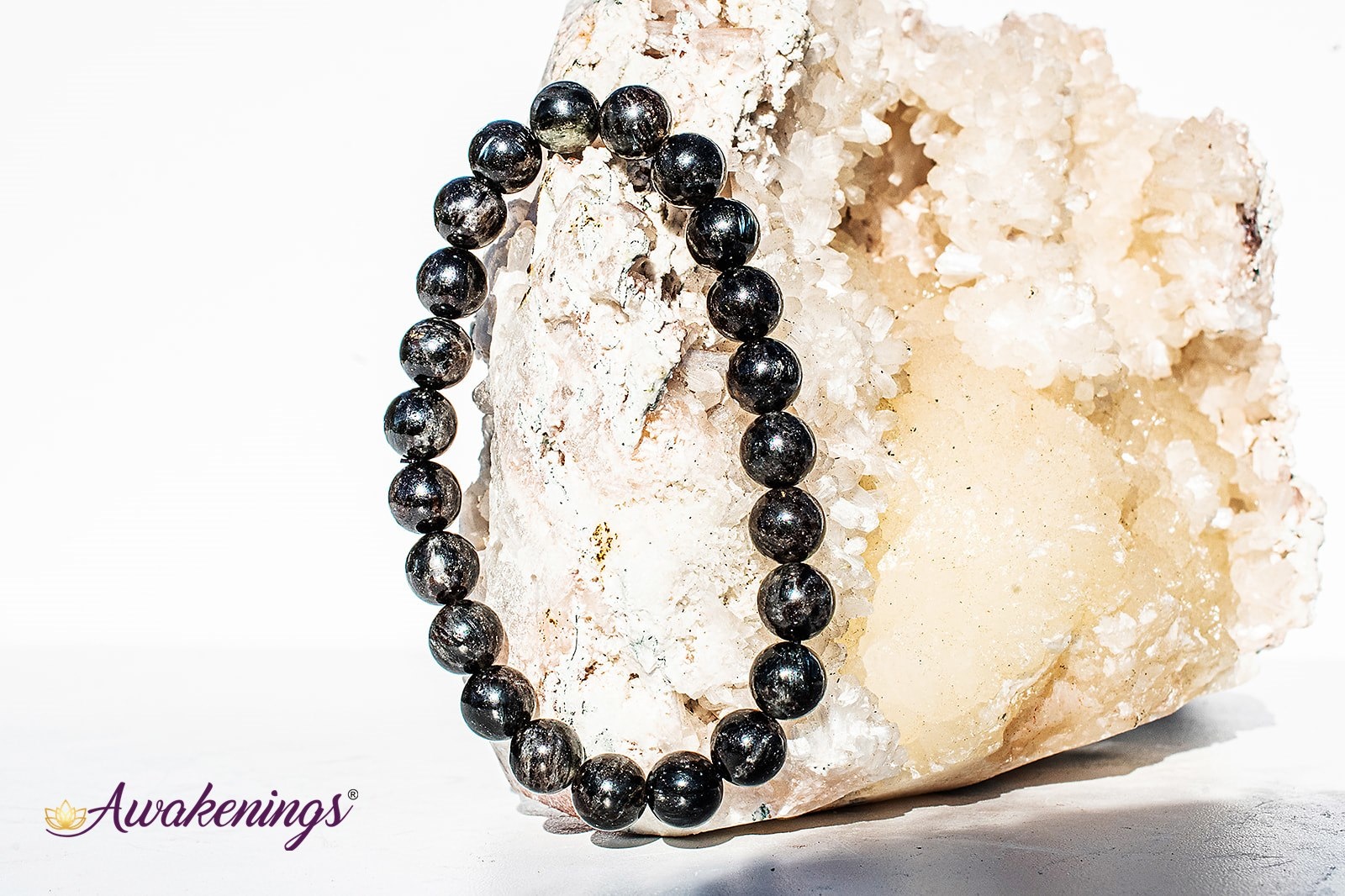 Garnet in Biotite Bracelet - 8mm - Awakenings