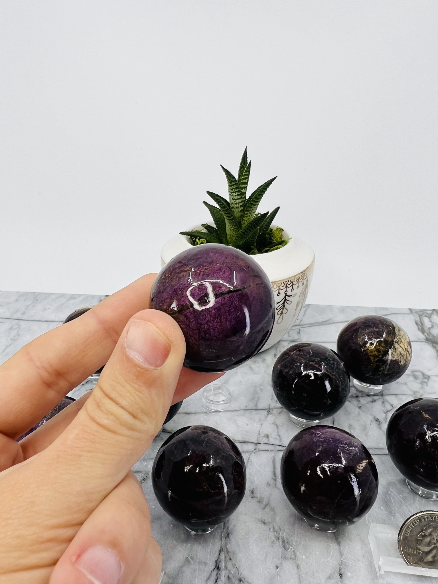 Purpurite Sphere - 40mm - Awakenings