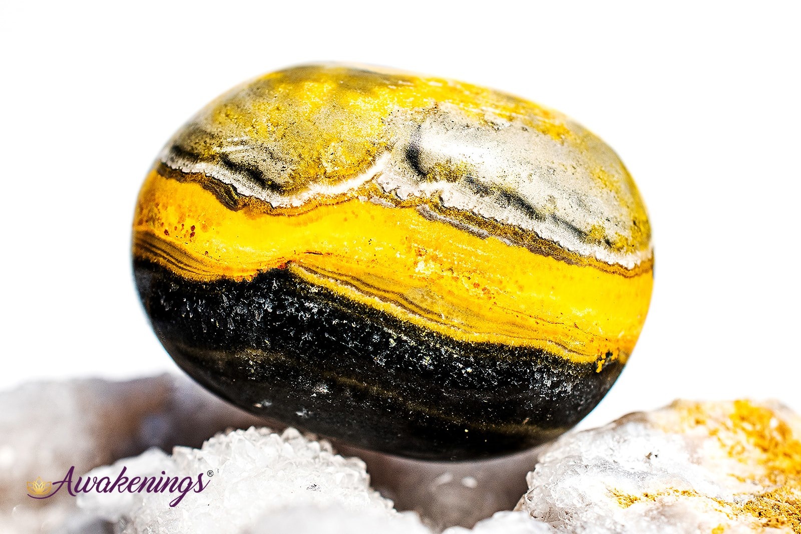 Bumblebee Jasper - Tumbled Large - Awakenings