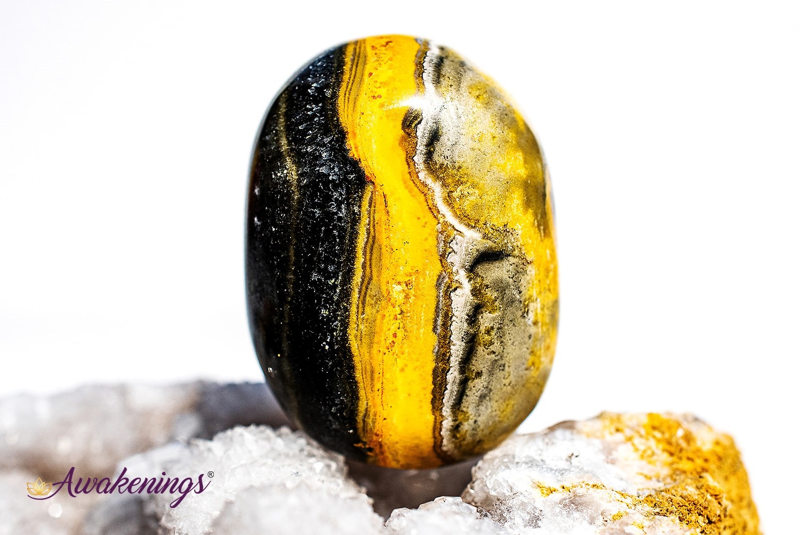 Bumblebee Jasper - Tumbled Large - Awakenings