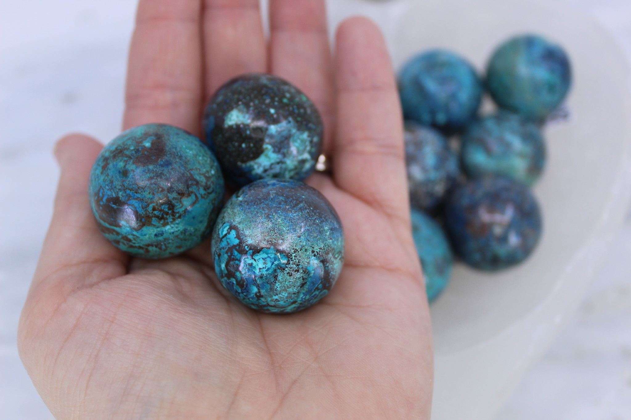 Shattuckite Sphere Orb - 25-30mm - Awakenings
