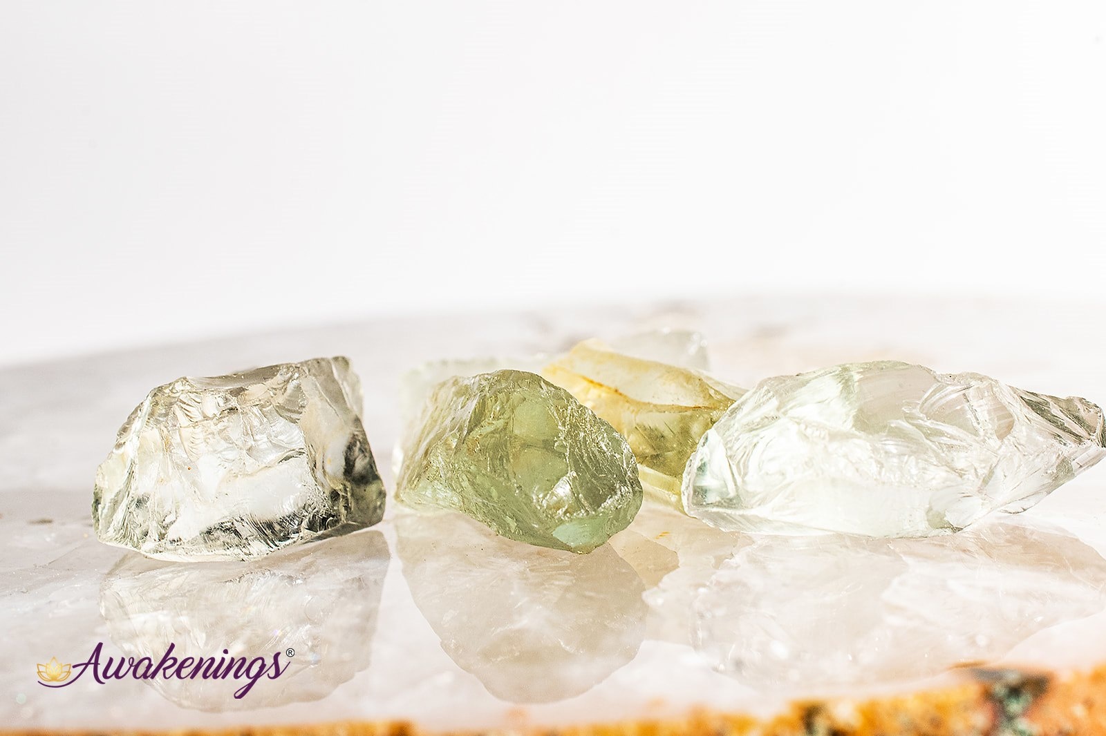 Prasiolite (Clear)- Rough Raw Natural - Awakenings