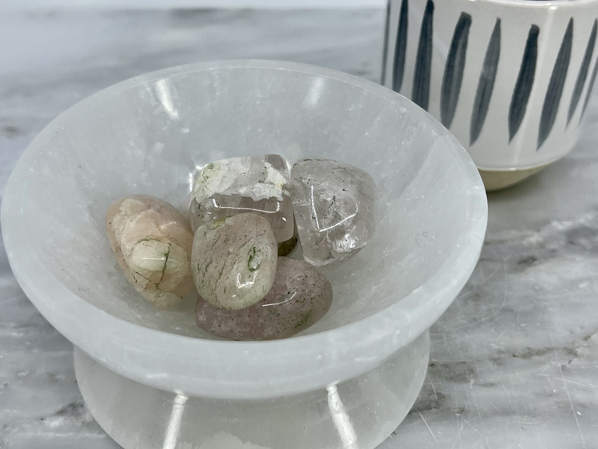 Pink Morganite - Tumbled Large - Awakenings