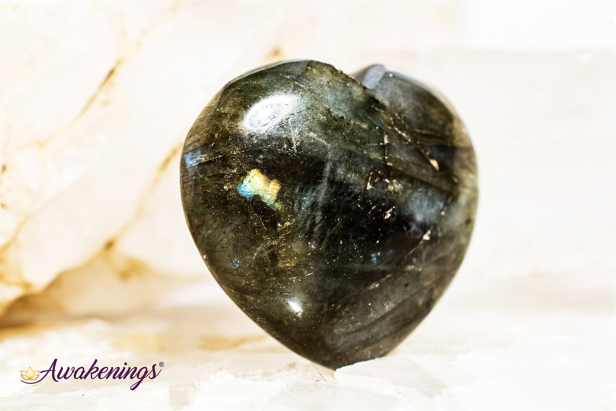Labradorite Heart-Small - Awakenings