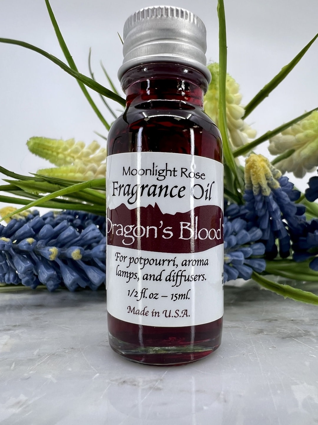 Dragon's Blood Fragrance Oil-Moonlight Rose 15ml - Awakenings