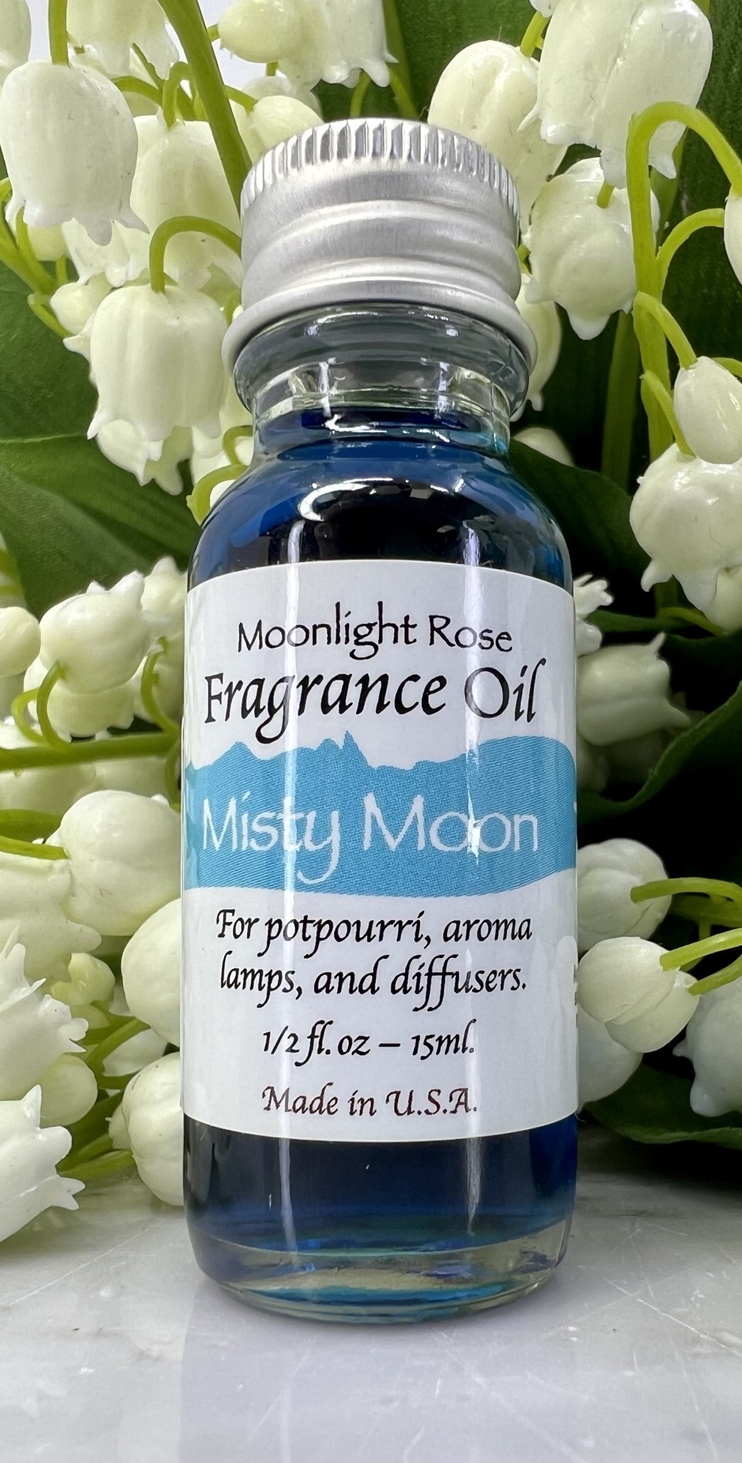 Misty Moon Fragrance Oil - Moonlight Rose 15ml - Awakenings