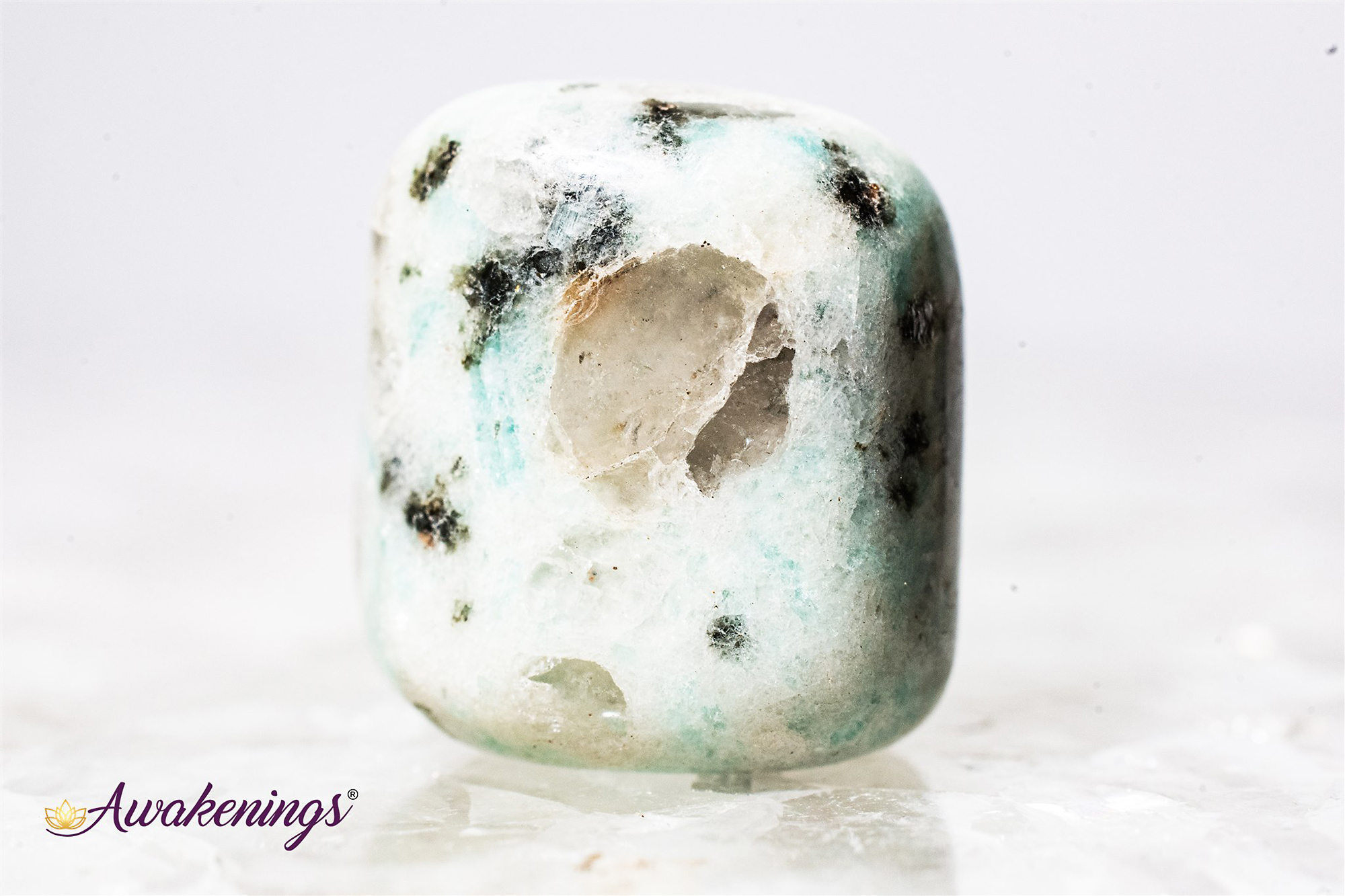 Kiwi Jasper Amazon River Stone and Sesame Jasper Tumbled Smooth Stone ...