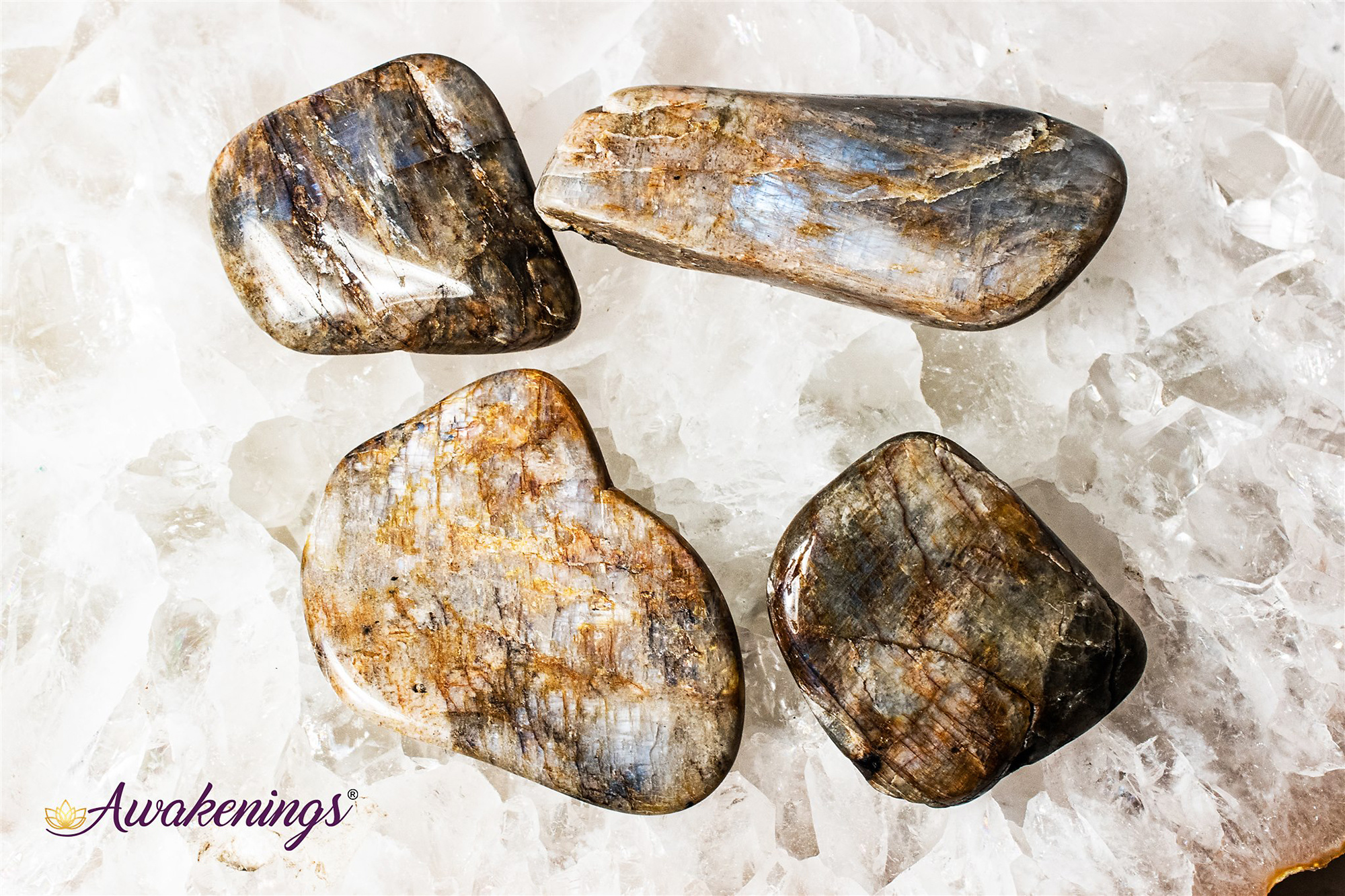 Wisconsin Moonstone - Tumbled - Awakenings