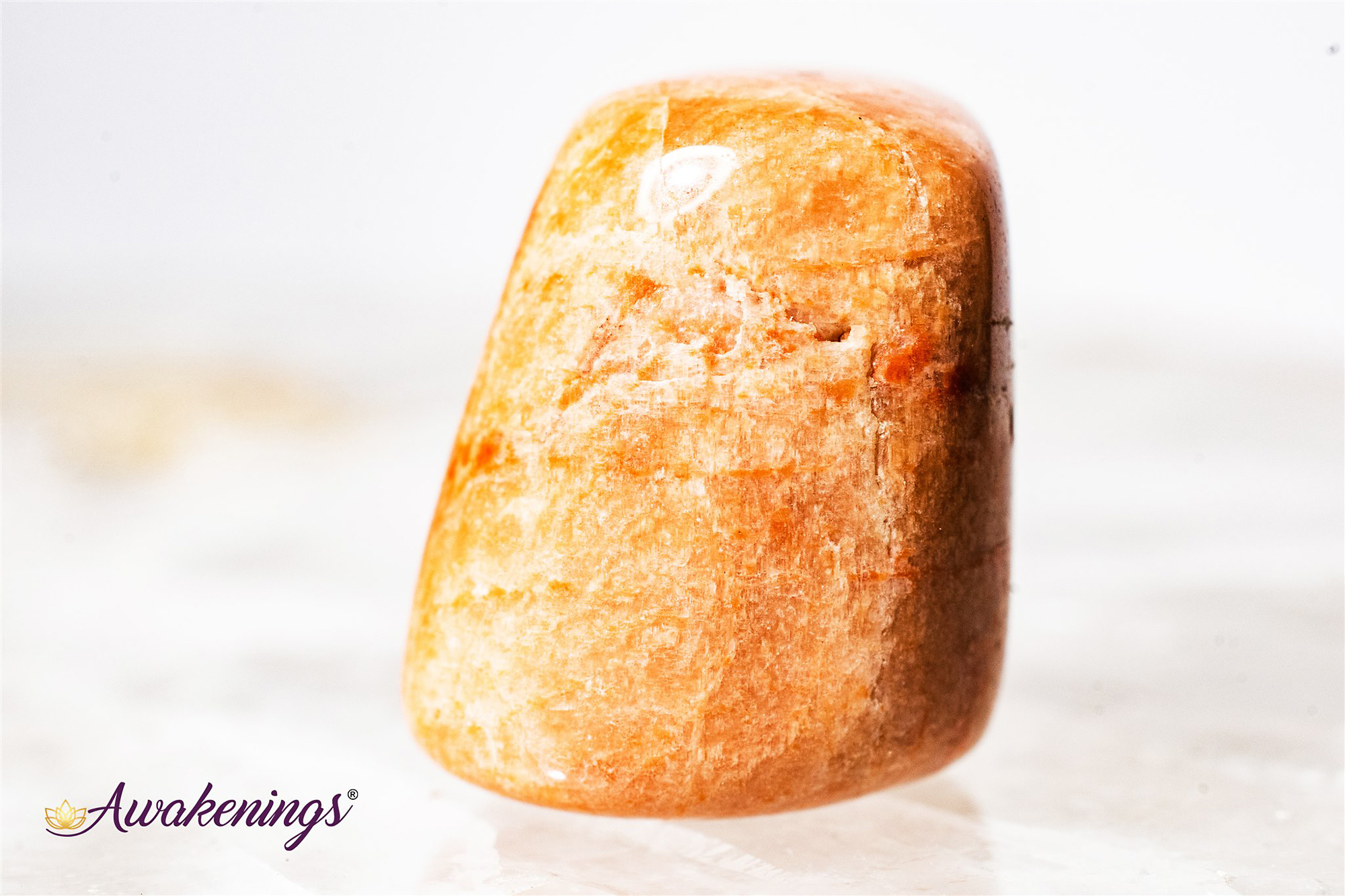 Peach Moonstone - Tumbled - Awakenings