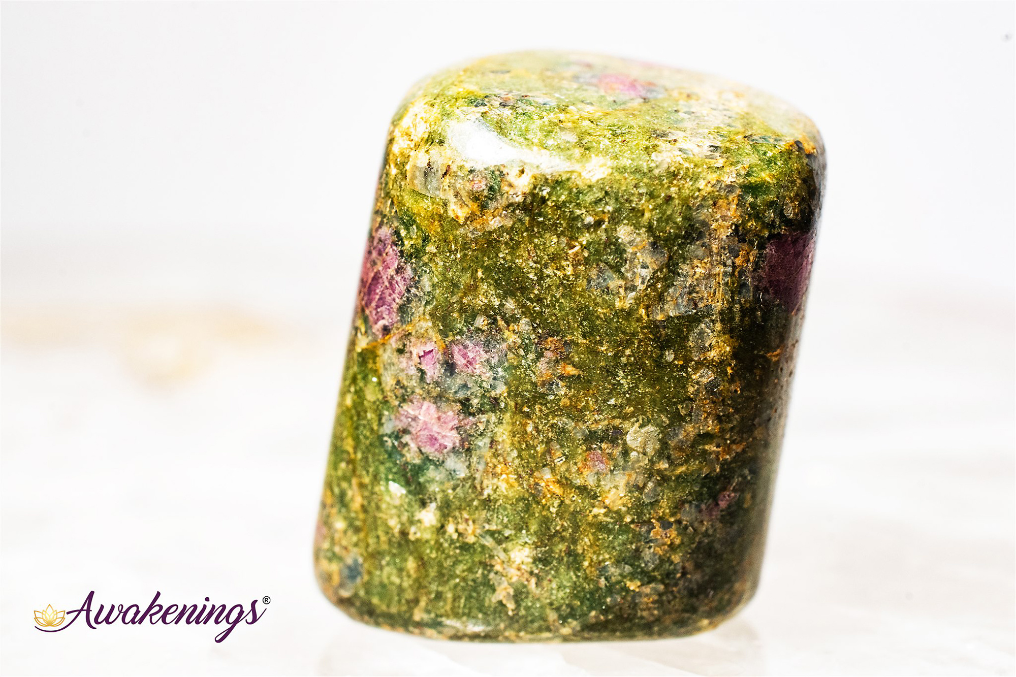 Ruby Fuchsite - Tumbled - Awakenings