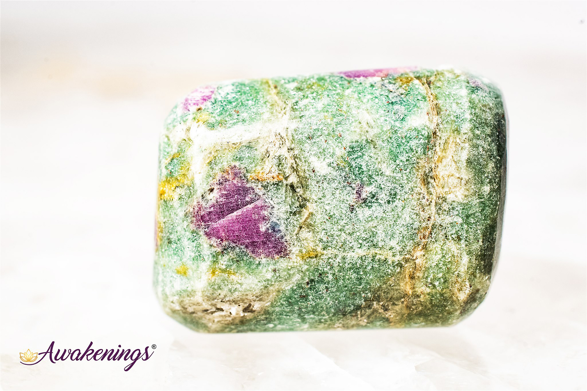 Ruby Fuchsite - Tumbled - Awakenings
