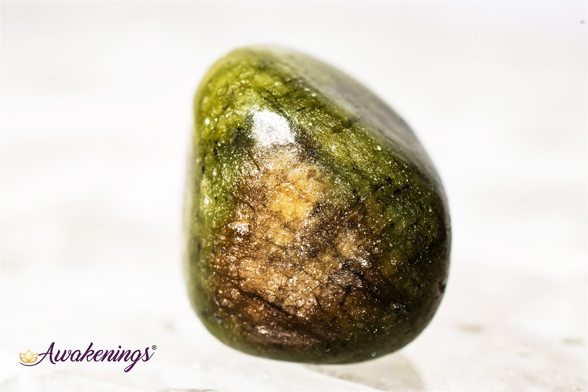 Green Serpentine - Tumbled - Awakenings