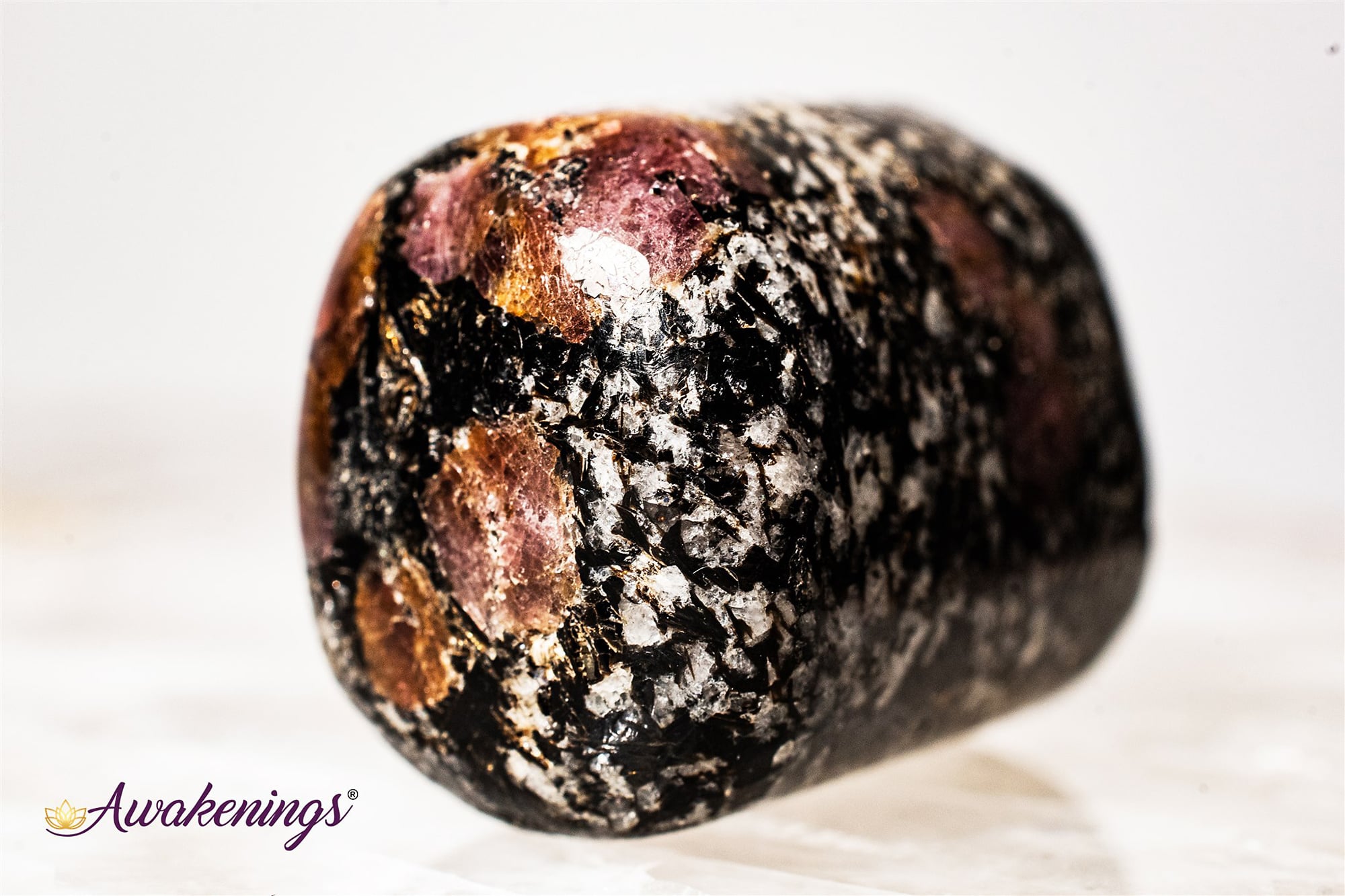 Spinel in Matrix (Victorite) - Tumbled - Awakenings