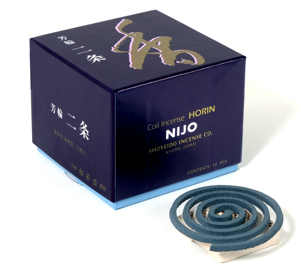 Incense Coils-Avenue of the Villa (Nijo)-10 Japanese Coils in Box ...