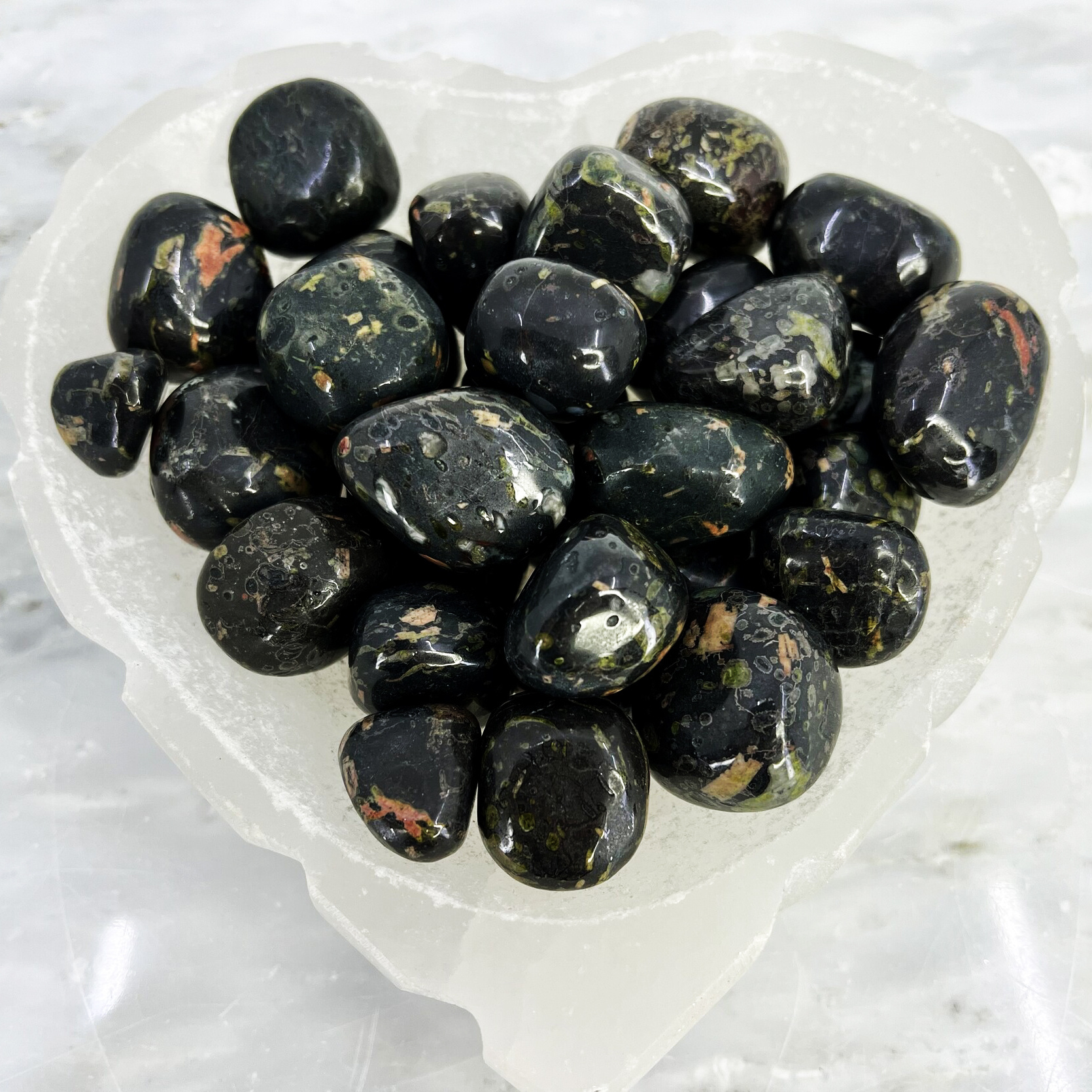Red Snowflake Obsidian - Tumbled - Awakenings