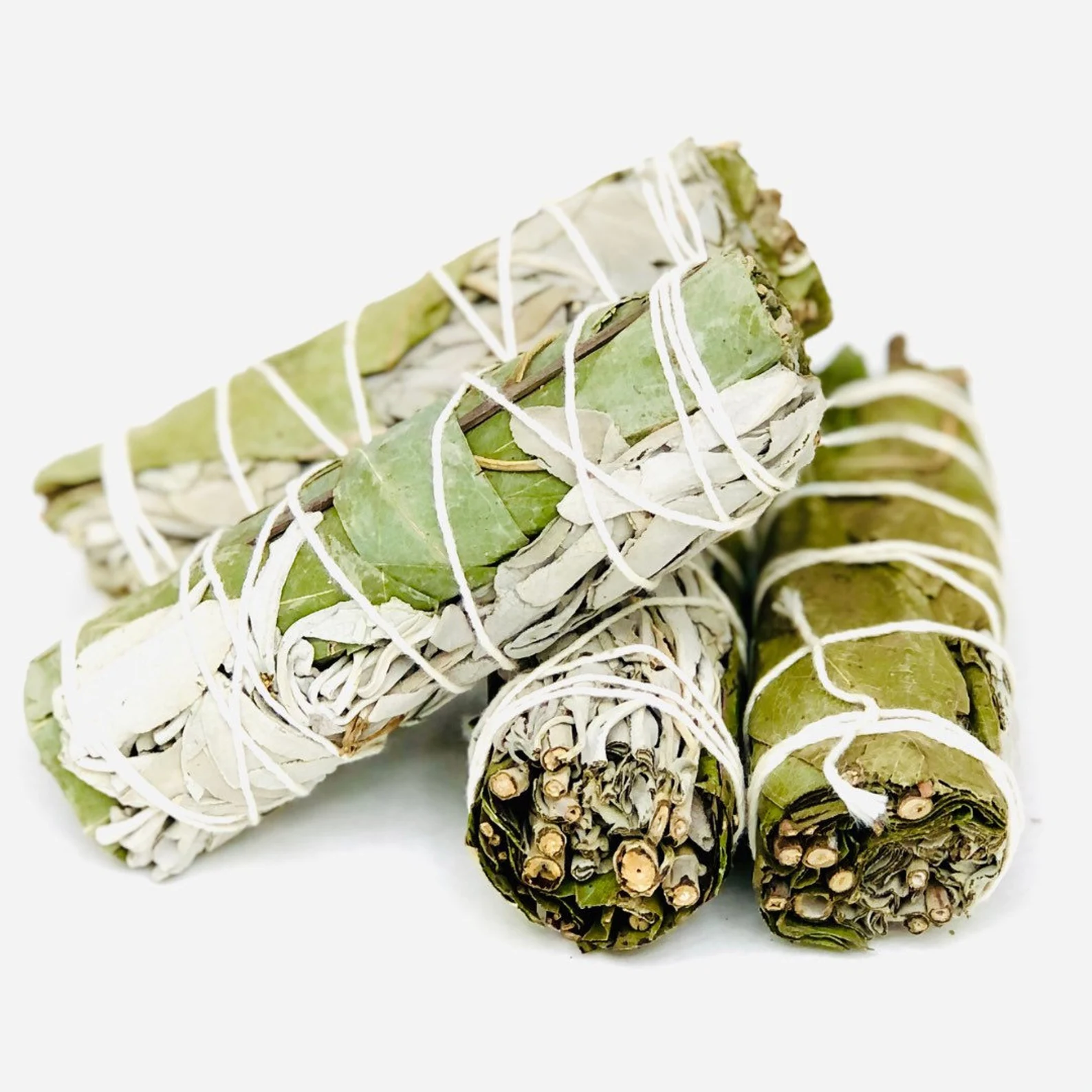 White Sage & Eucalyptus Sage Bundle Smudge Stick Mix - 4" - Awakenings