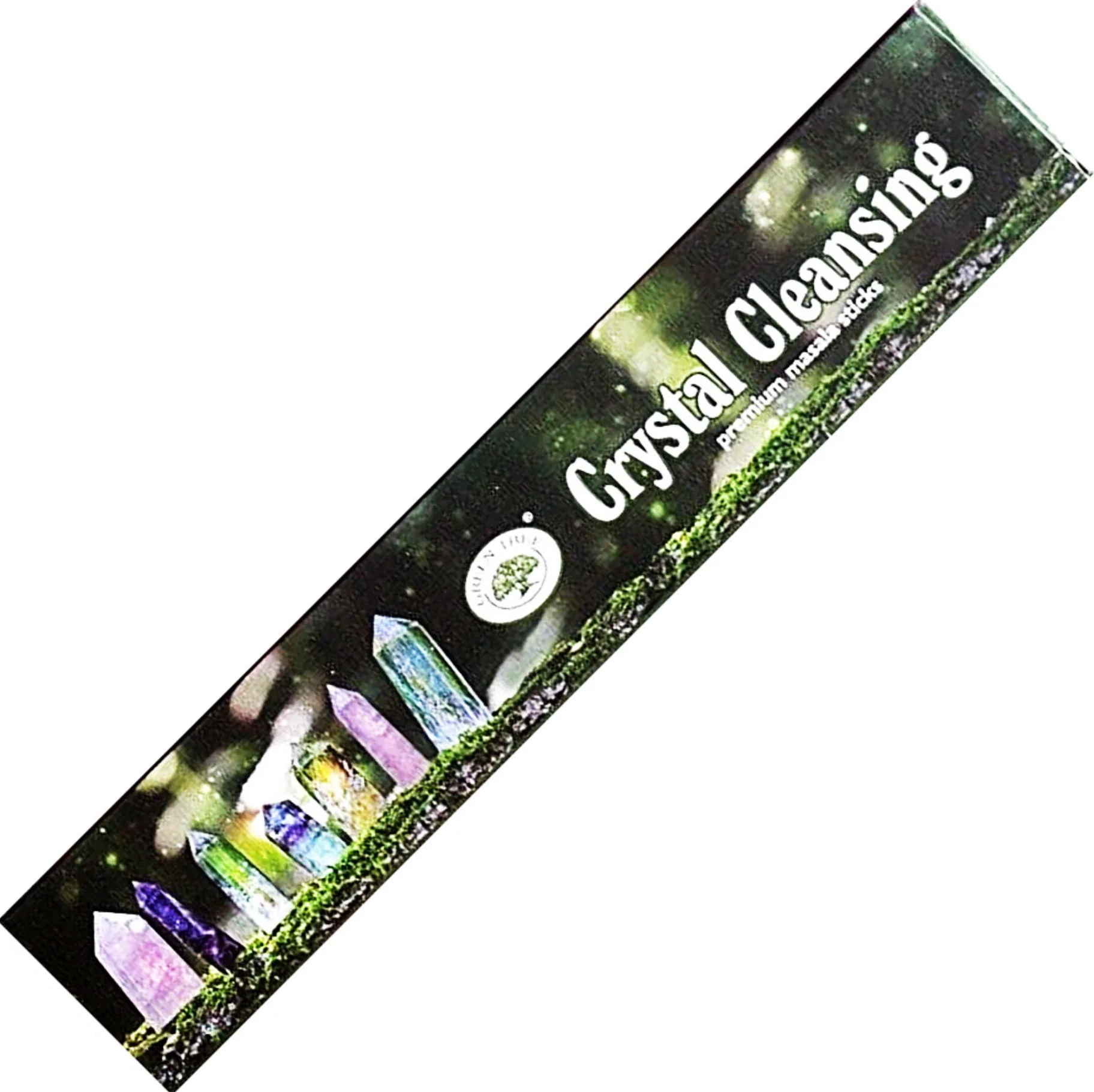 Crystal Cleansing Incense-12 Sticks/15g-Green Tree - Awakenings
