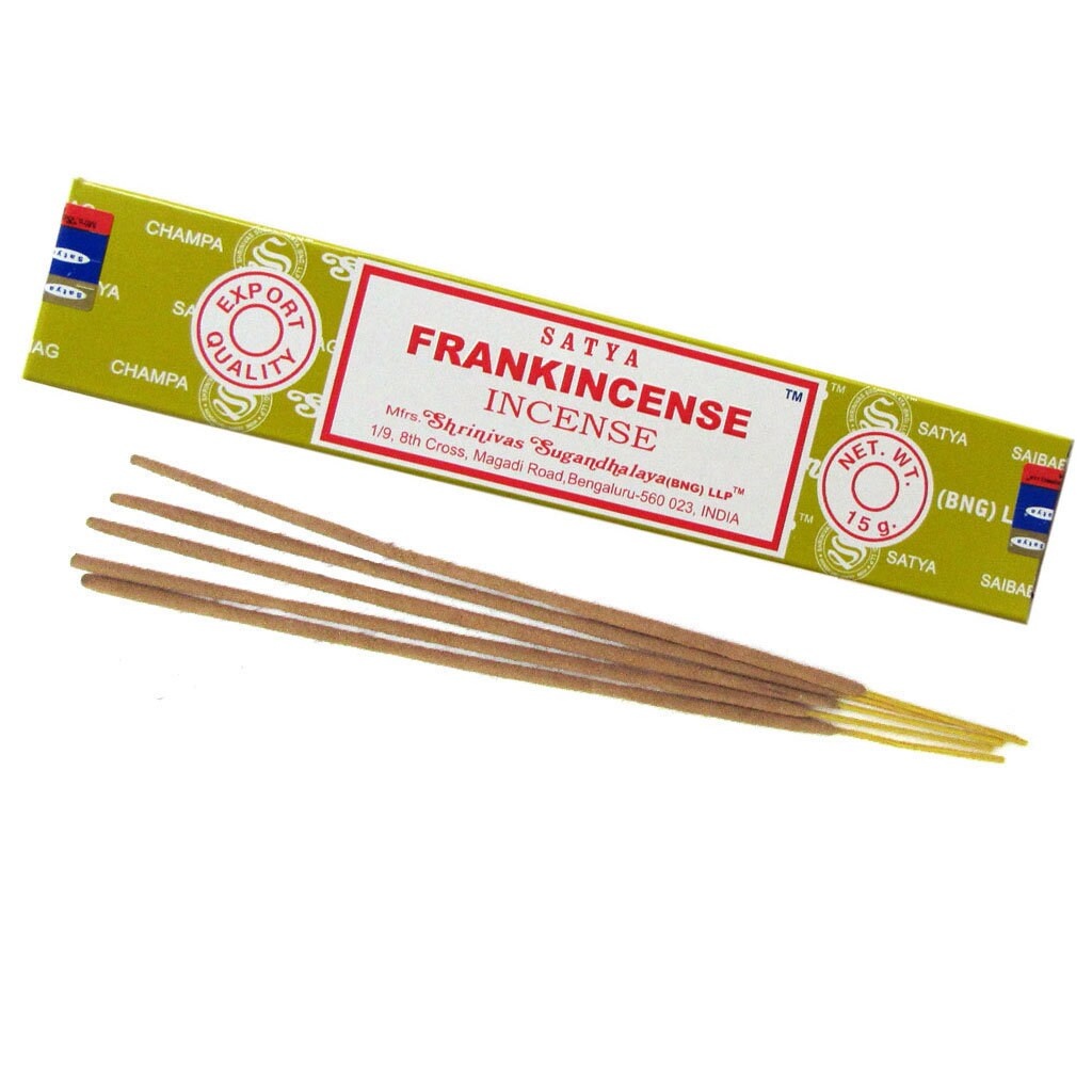 Frankincense Incense - 12 Sticks in Box 15g - Satya - Awakenings