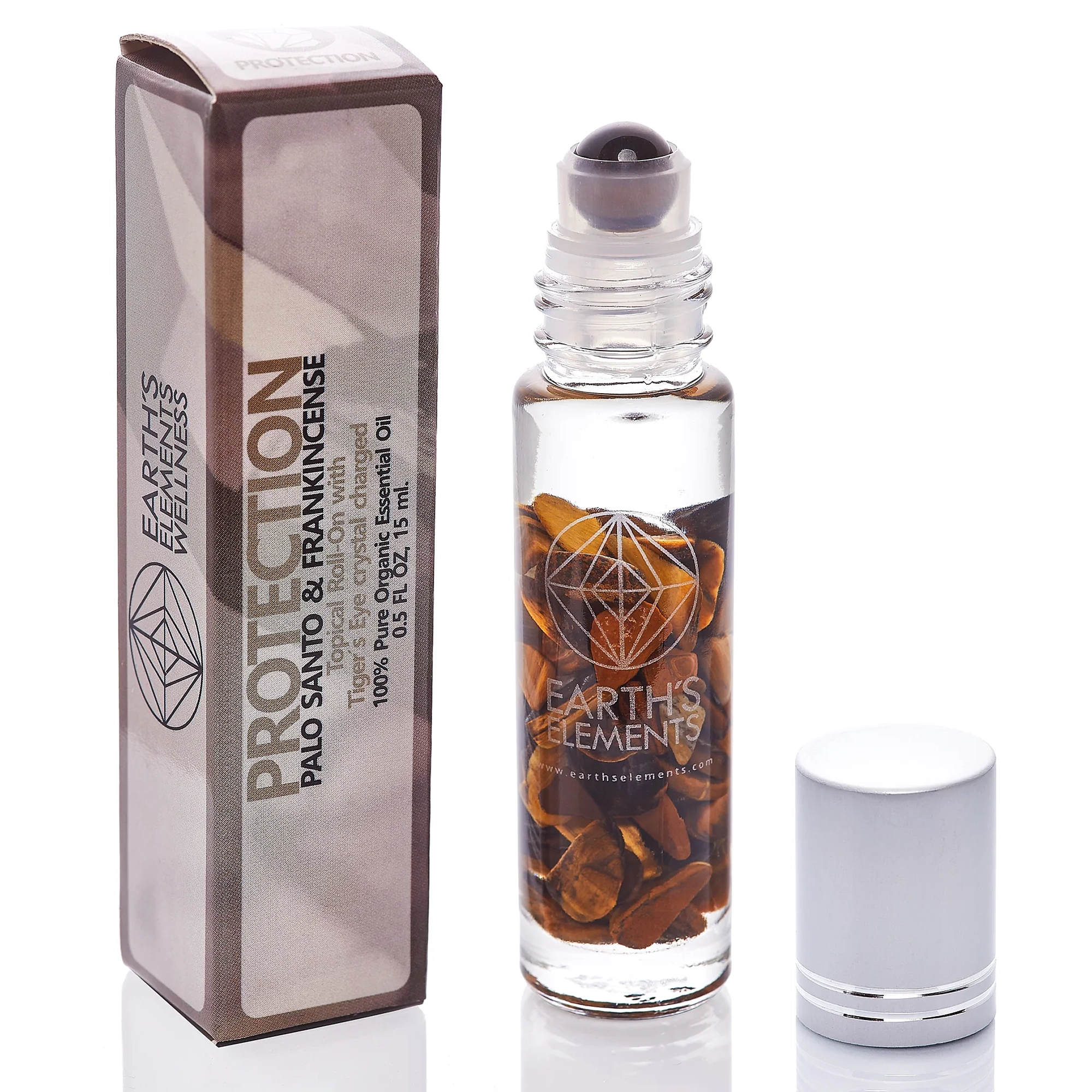 Organic Essential Oil Roller Roll On - Protection (Palo Santo & Franki ...