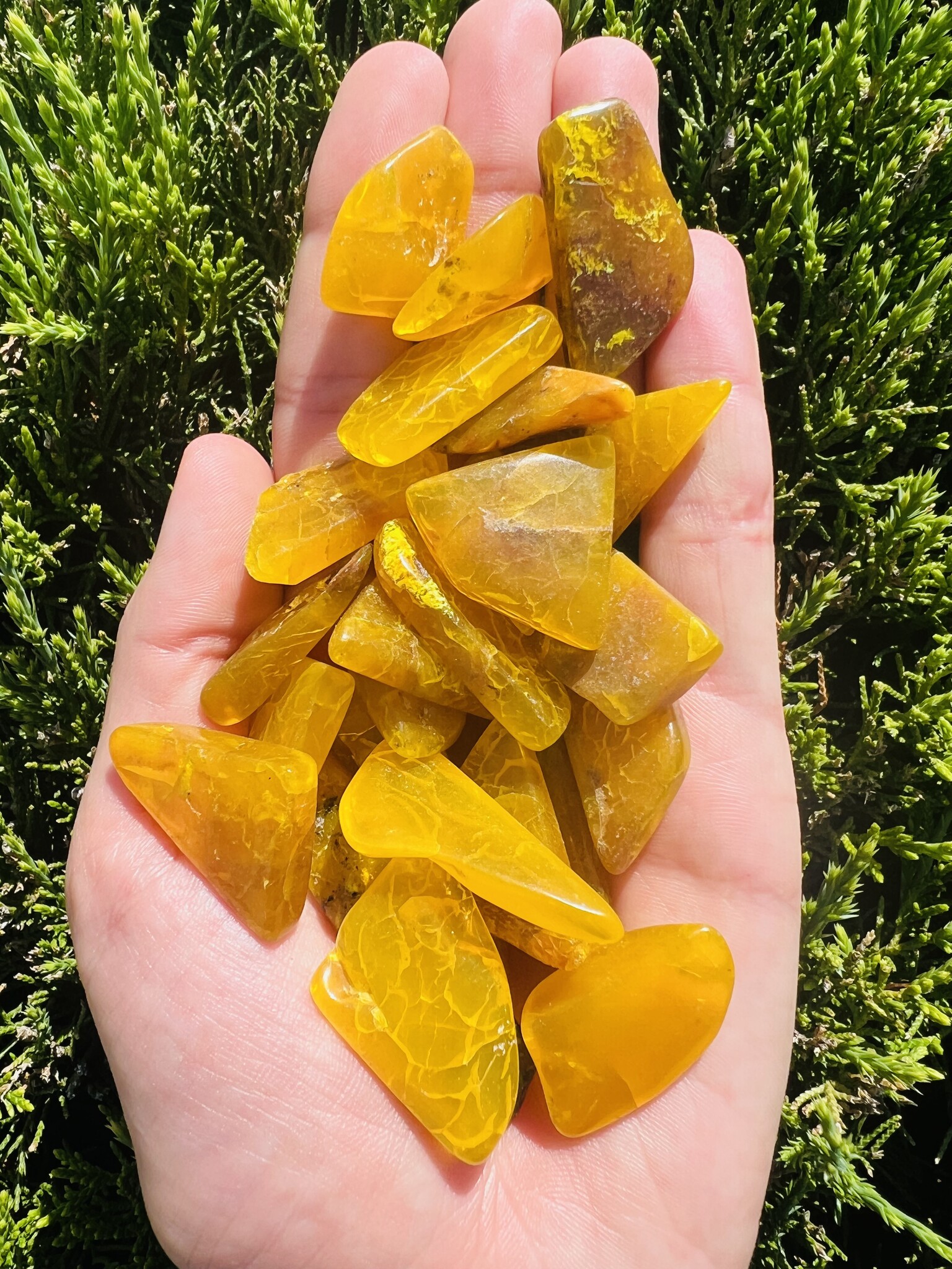 Gaspeite - Tumbled - Awakenings