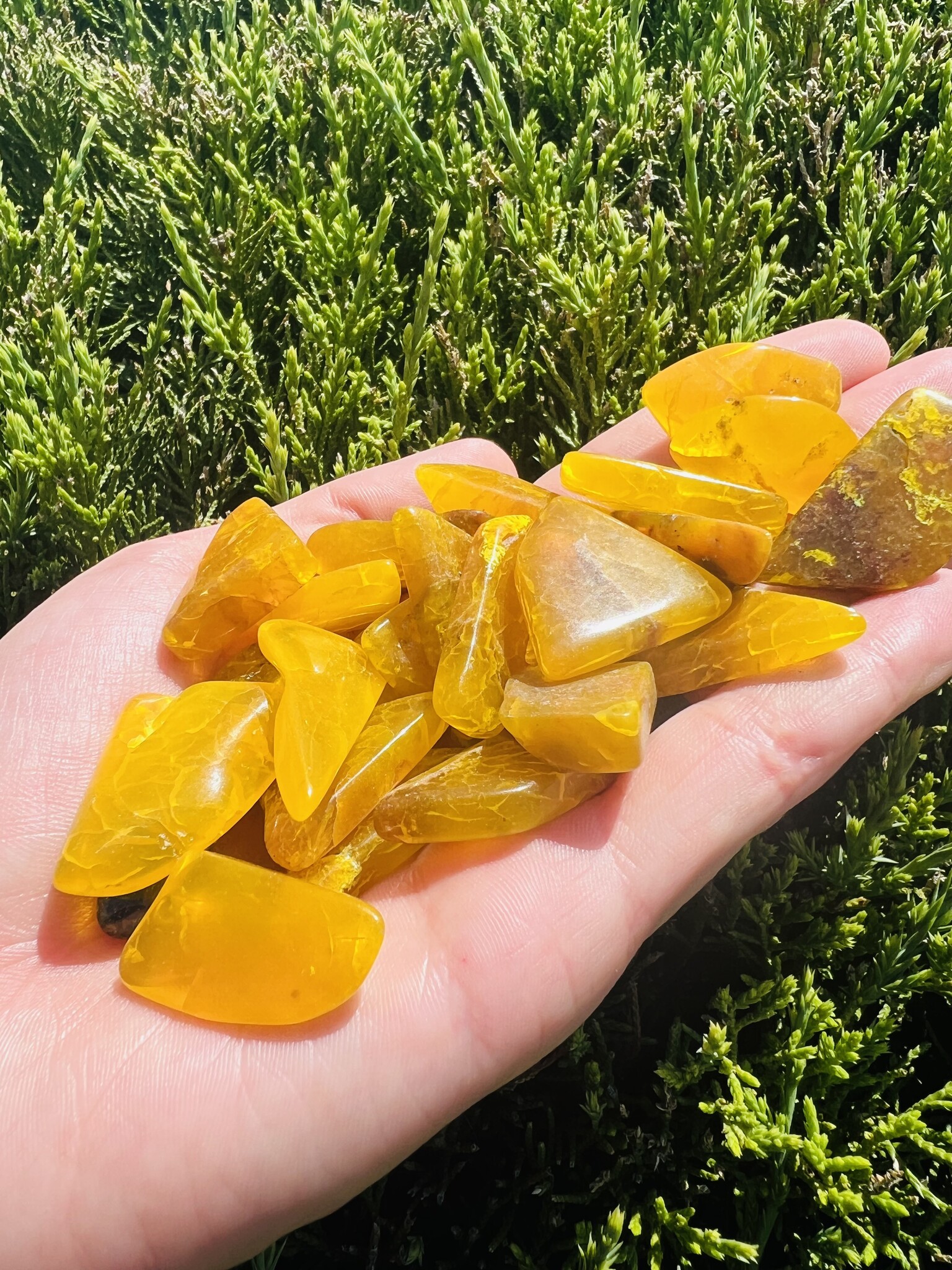 Gaspeite - Tumbled - Awakenings