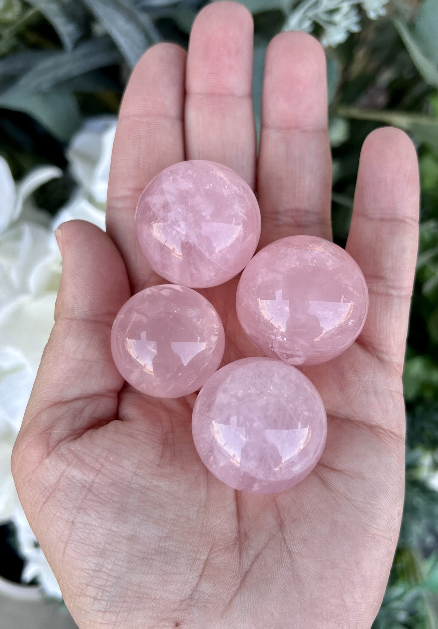 Rose Quartz Sphere Orb - 25-30mm - Awakenings