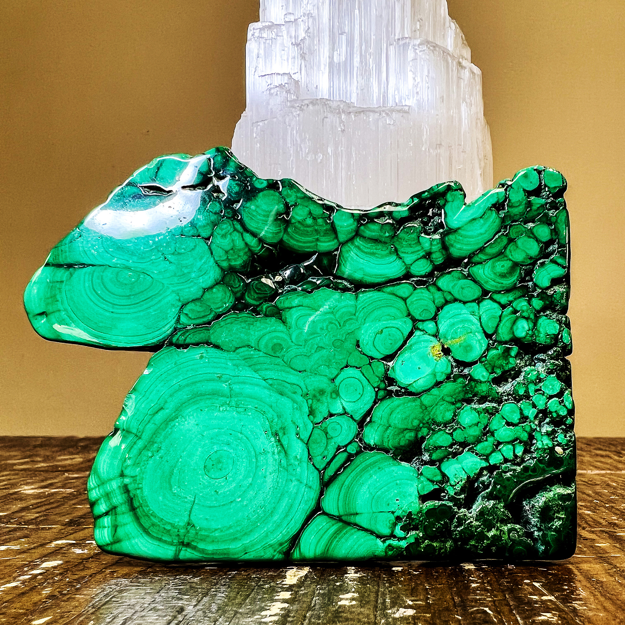 Malachite Slice - Extra Large - Awakenings