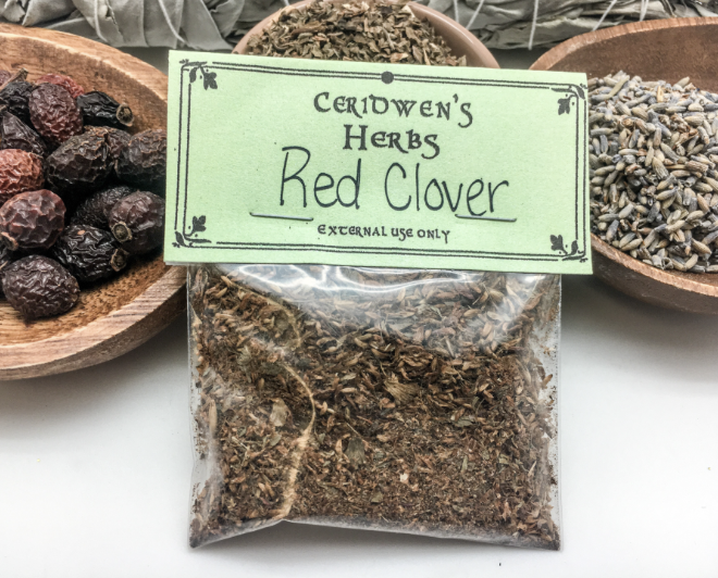 Red Clover Herb Packet- Ceridwen's - Awakenings