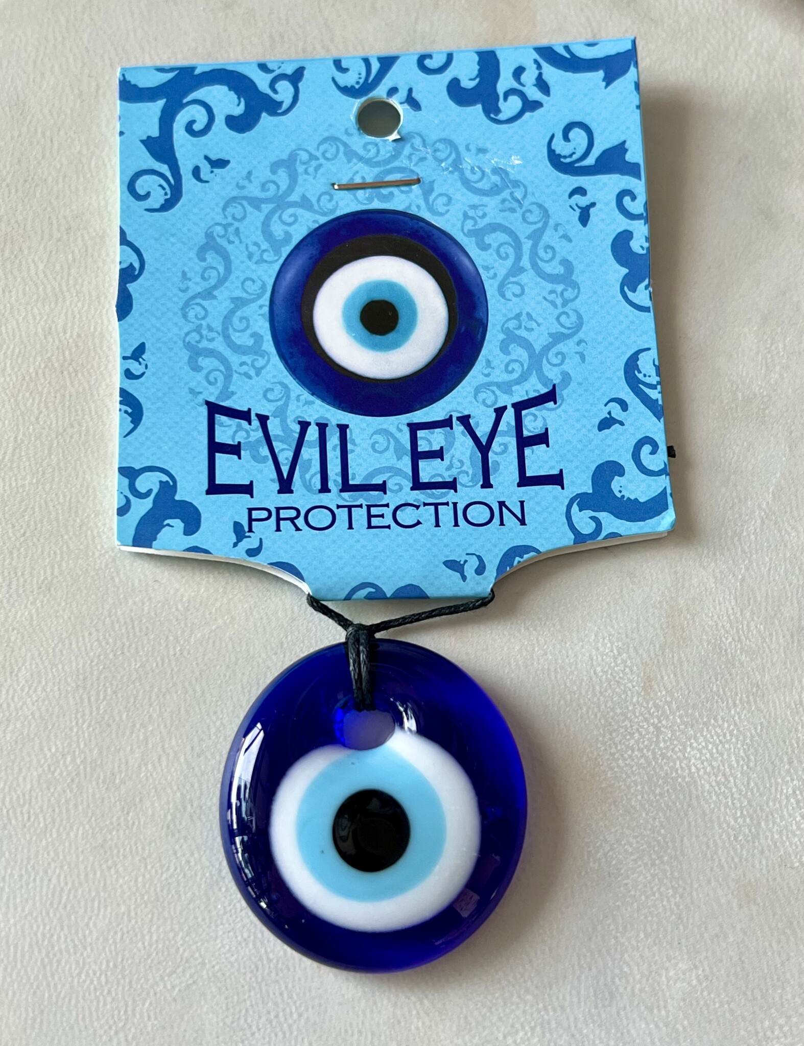 Evil Eye Glass 1.5"- Hanging Wall Decor (Small) - Blue String Door ...
