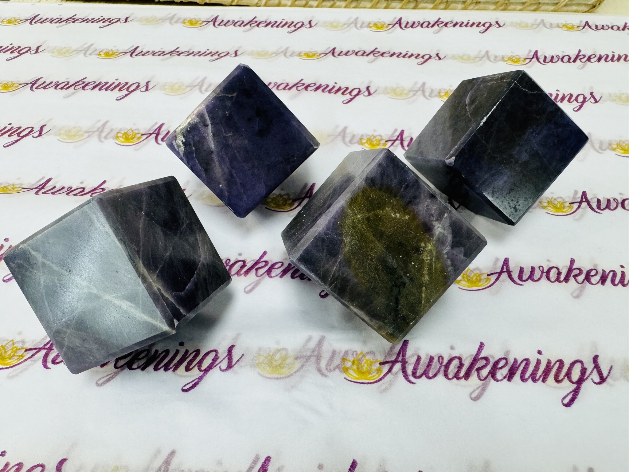 Purple Violet Opal Cube - Medium (1.5") (Morado Opal, Opal Royale, Vio - Awakenings