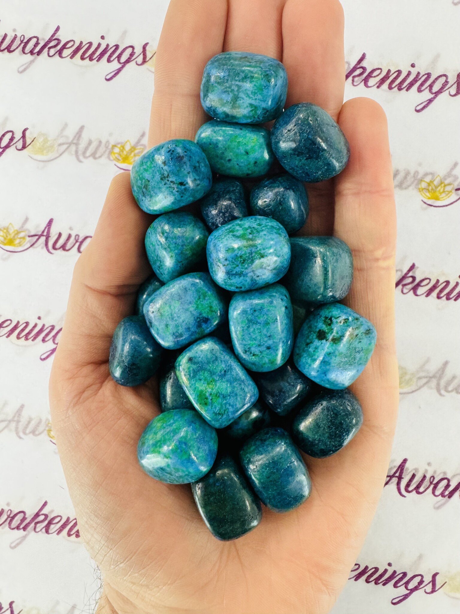 Eilat Stone (King Solomon Stone) - Polished Tumbled - Awakenings