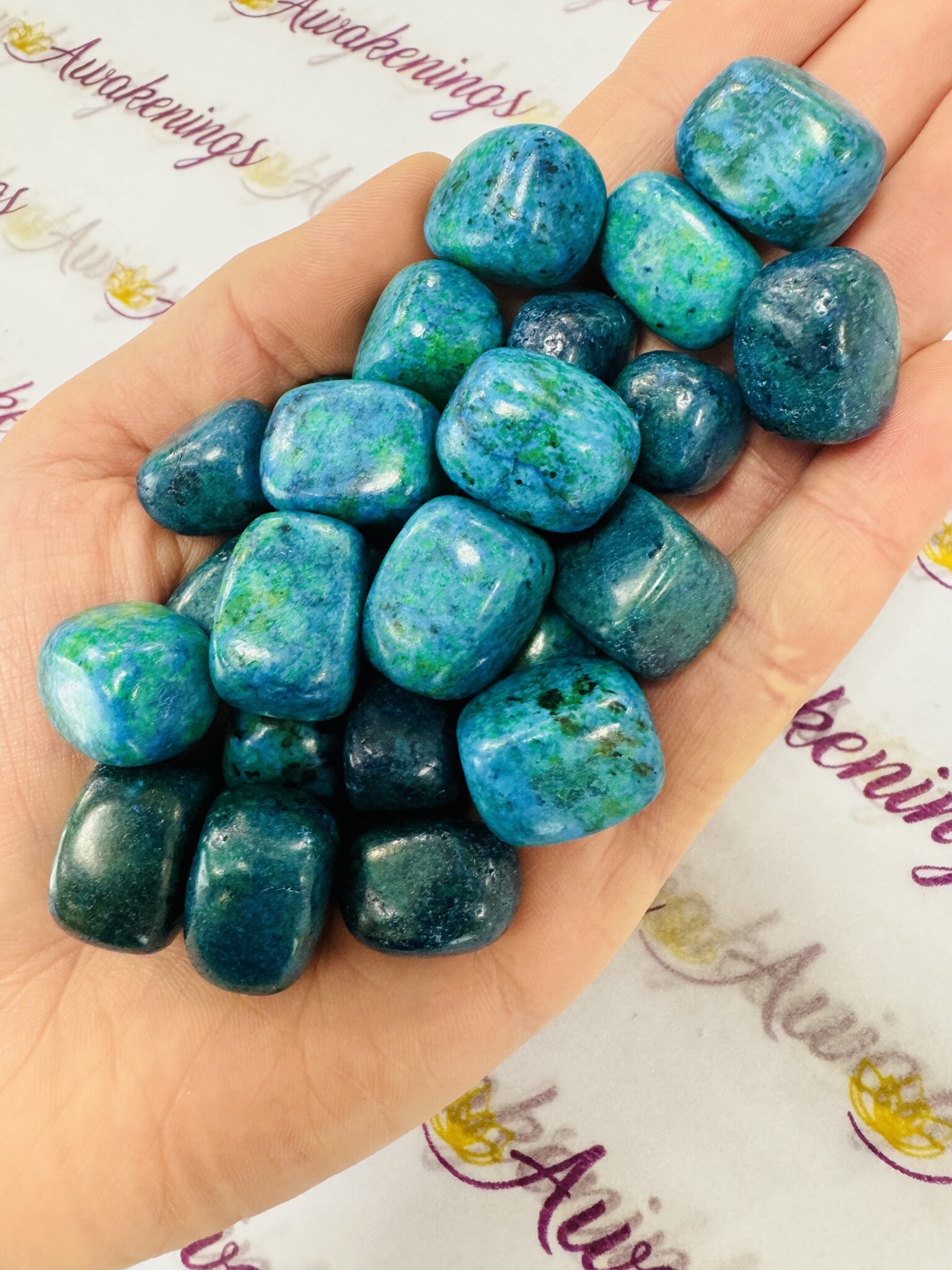 Eilat Stone (King Solomon Stone) - Polished Tumbled - Awakenings