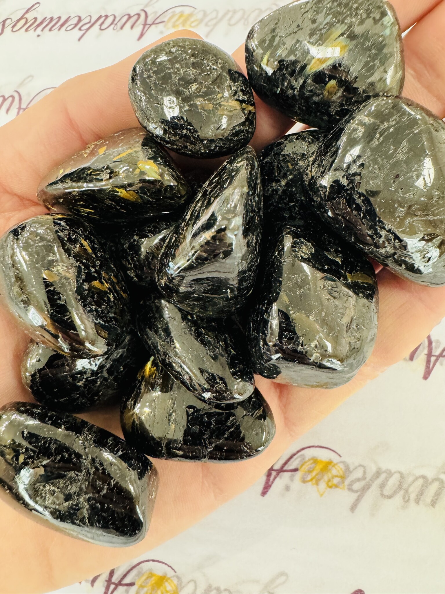 Nuummite (Greenland) Large - Tumbled - Awakenings
