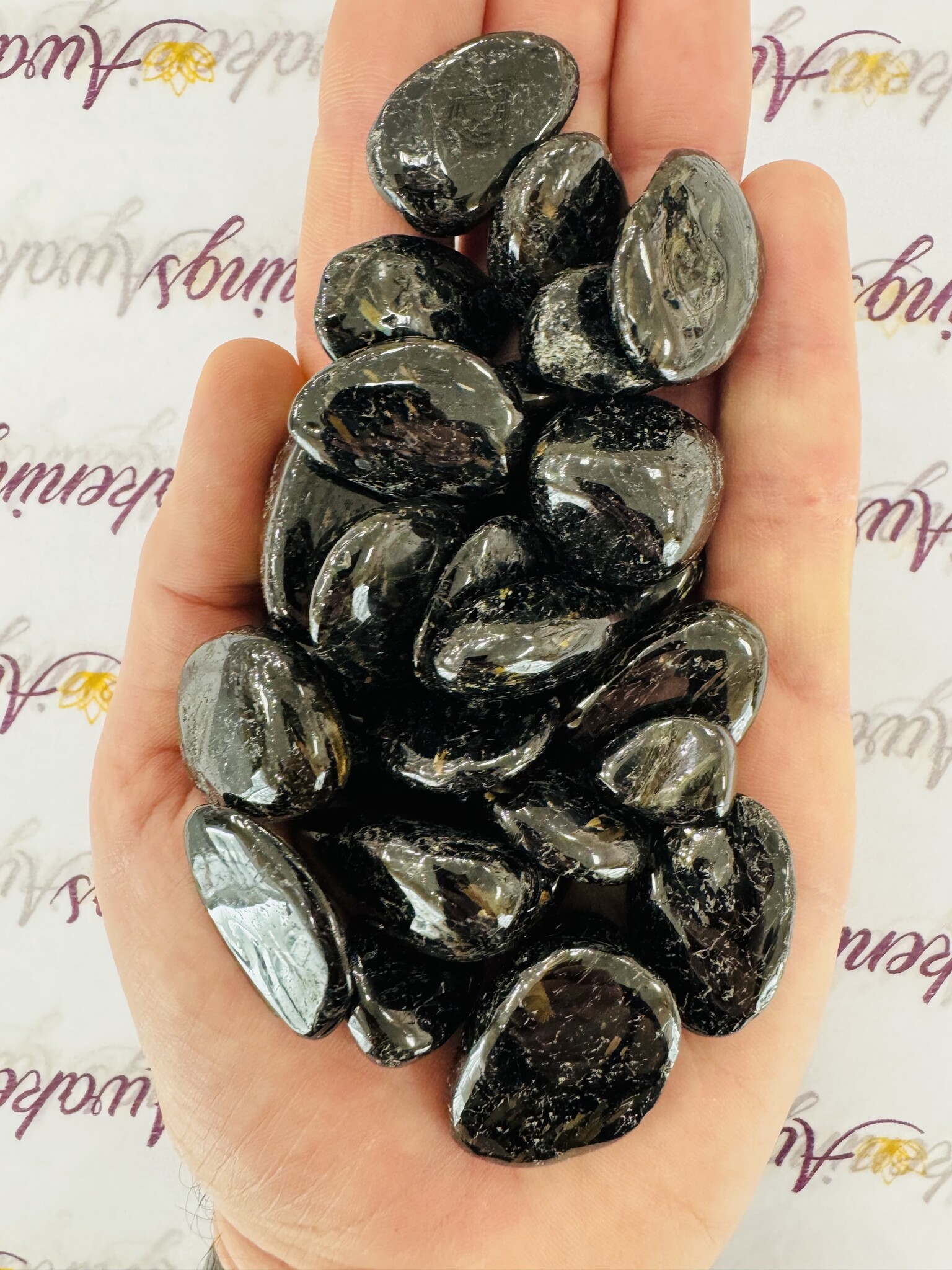 Nuummite (Greenland) Medium - Tumbled - Awakenings
