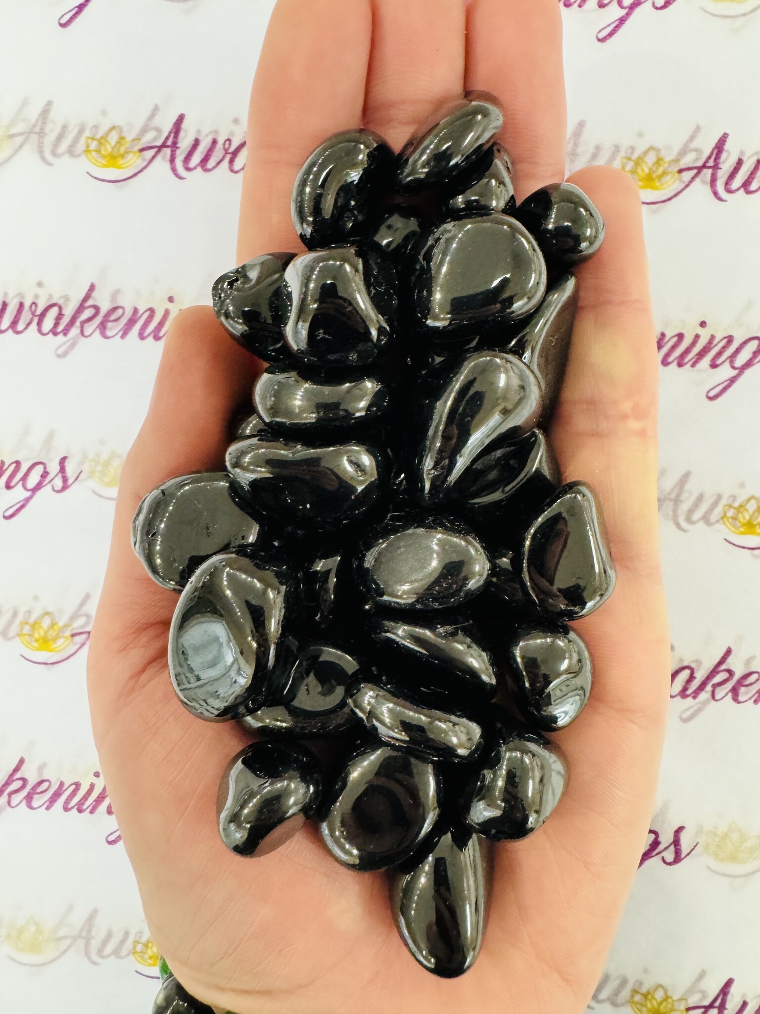 Black Spinel - Tumbled - Awakenings