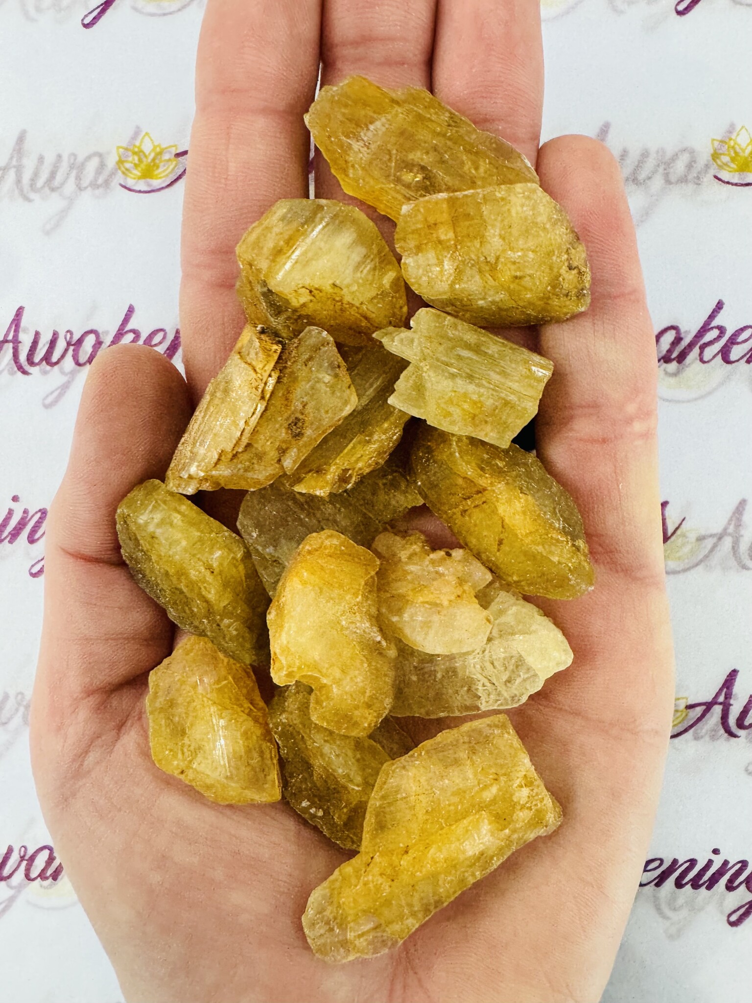 Yellow Richterite - Rough Raw Natural - Awakenings