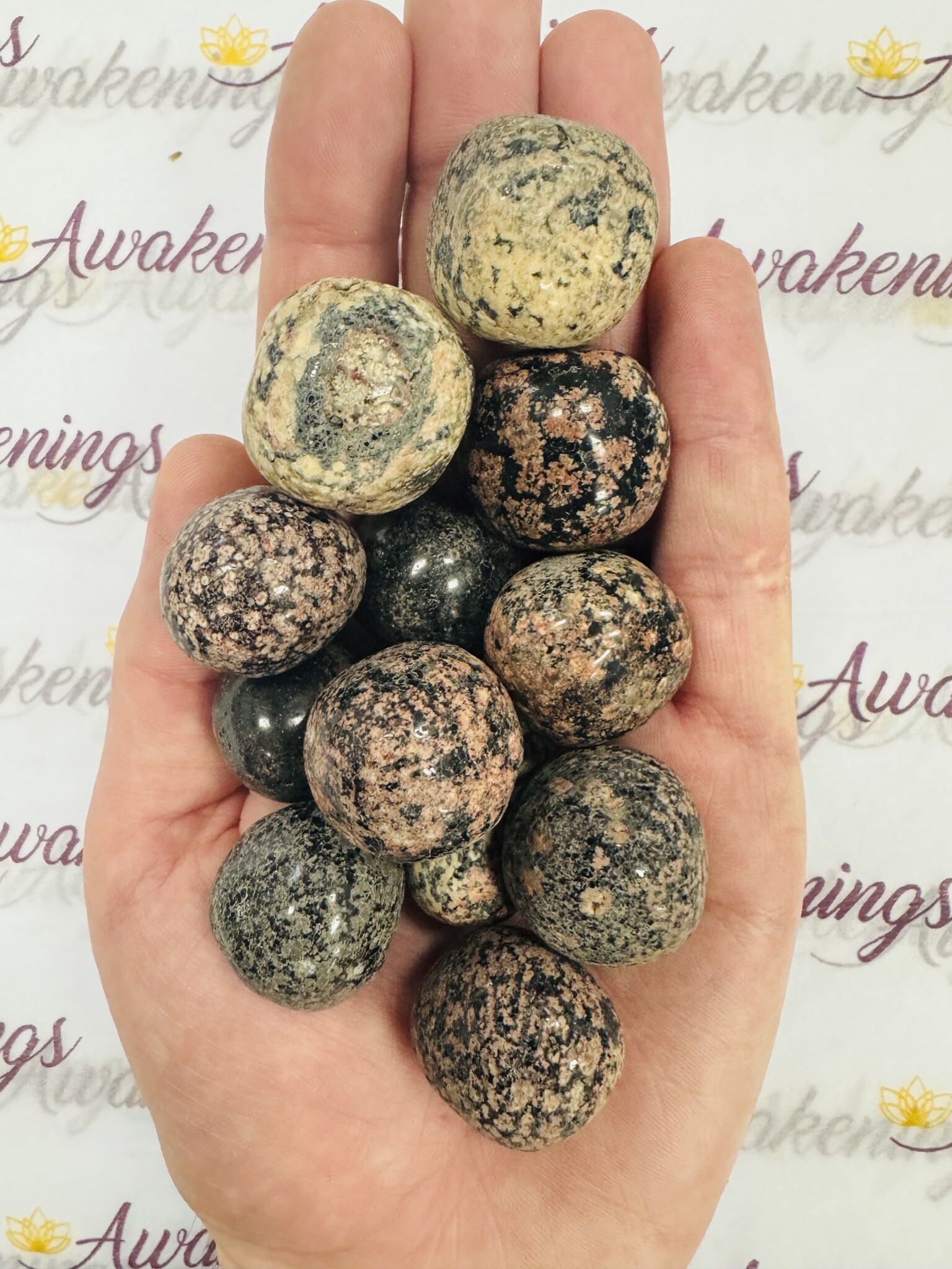 Firework Obsidian - Tumbled - Awakenings
