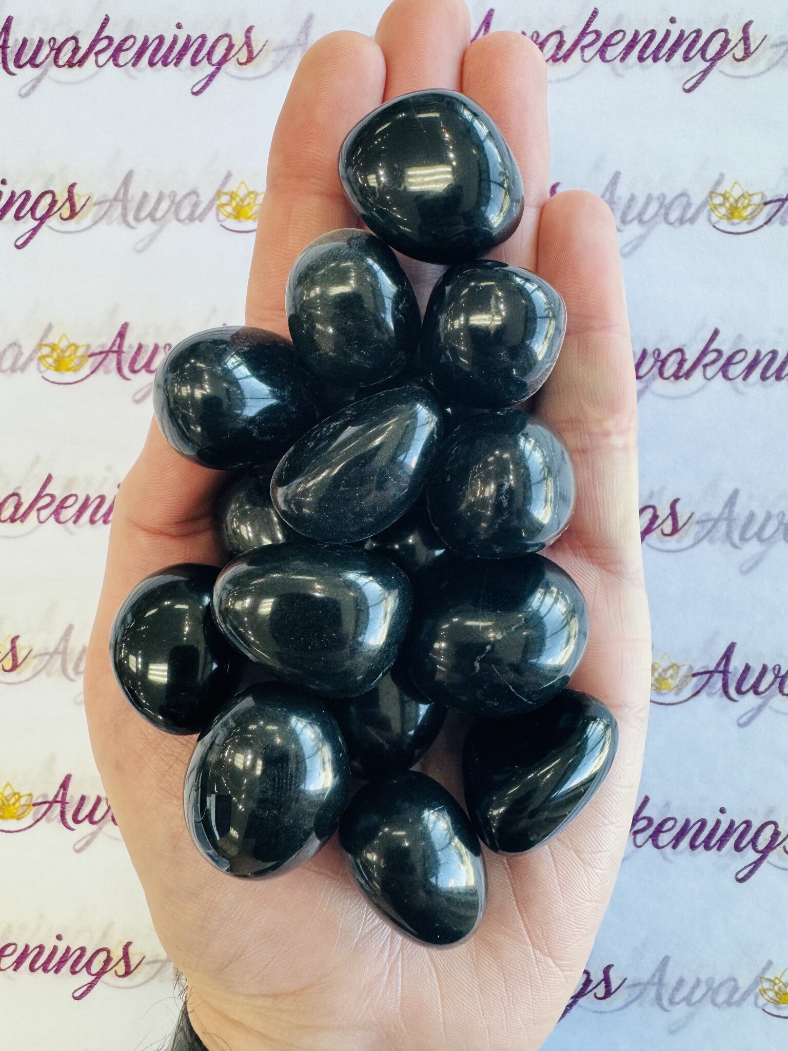 Black Jade (Burma) - Tumbled - Awakenings