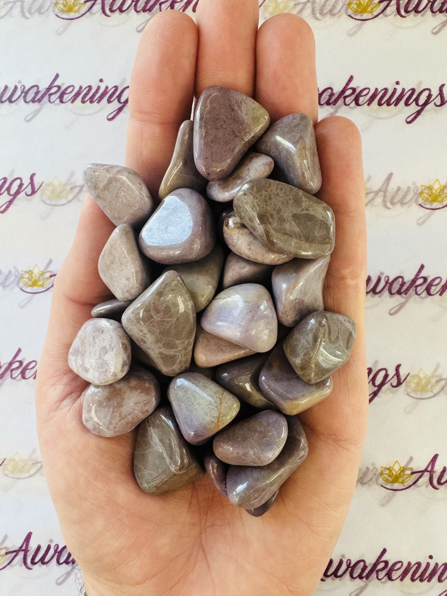Purple Lavender Jade - Tumbled - Awakenings