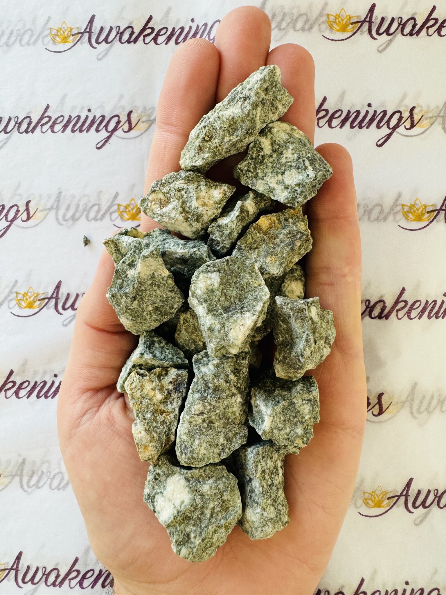 Stonehenge Preseli Bluestone - Rough Raw Natural - Awakenings