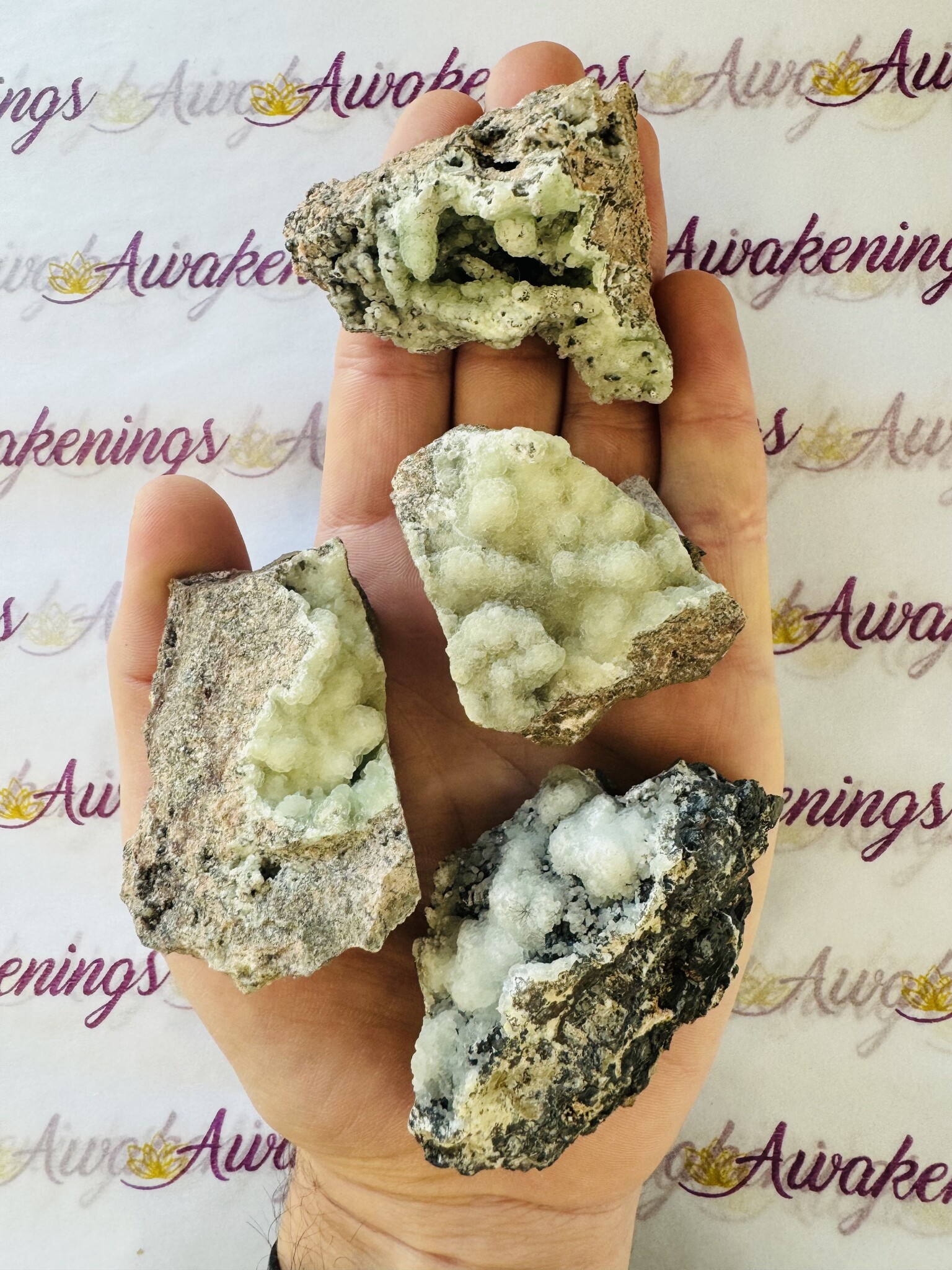 Smithsonite Medium- Rough Raw Natural - Awakenings