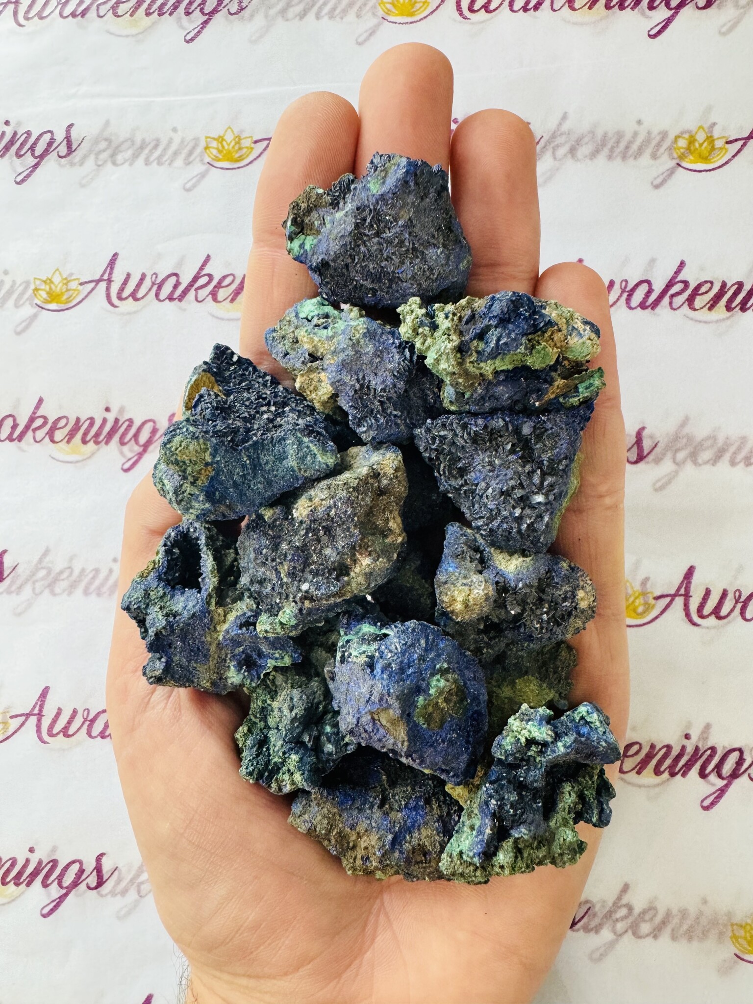 Azurite Medium-Natural Rough Raw - Awakenings