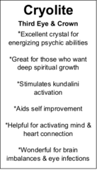 Cryolite - Rough Raw Natural - Awakenings