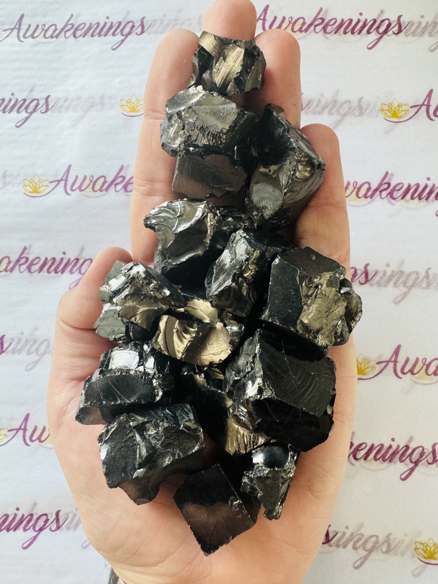 Elite Colombian Shungite (Raquirite) - Rough Raw Natural - Awakenings