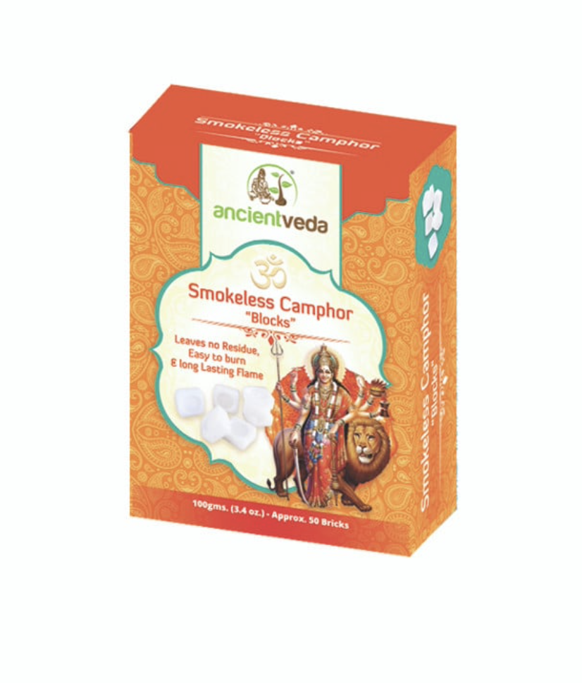 Camphor Blocks Tablets - 25 Bricks 100grams (3.4oz) Hindu - Awakenings