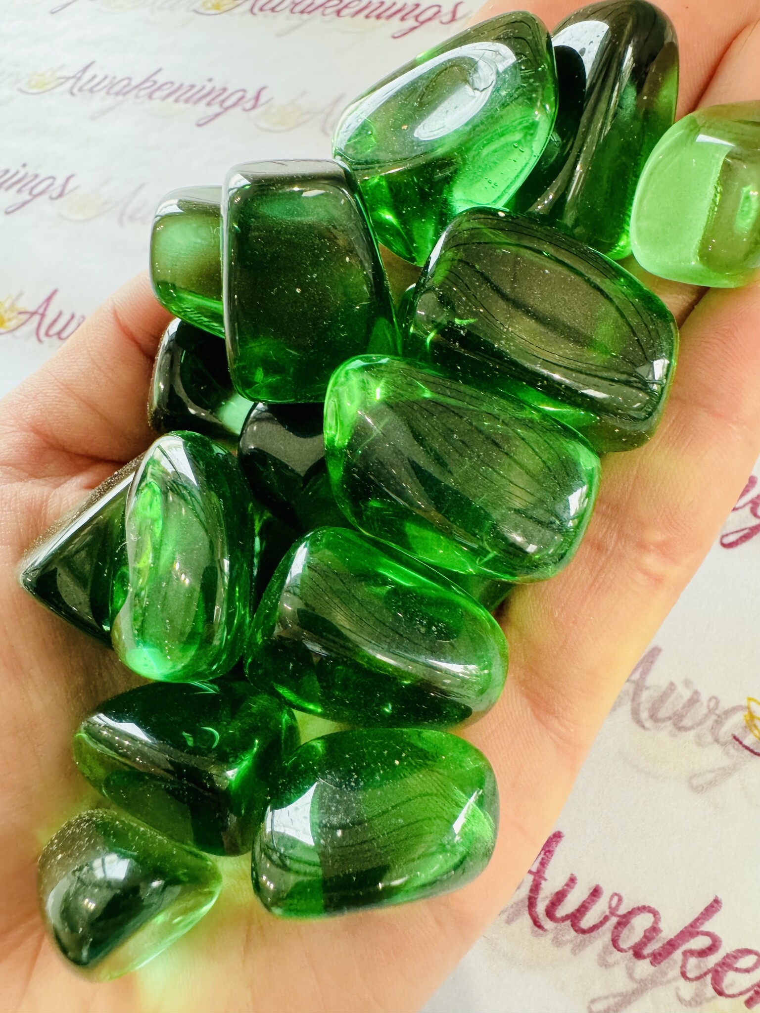 Gaia Stone (Helenite) - Tumbled - Awakenings