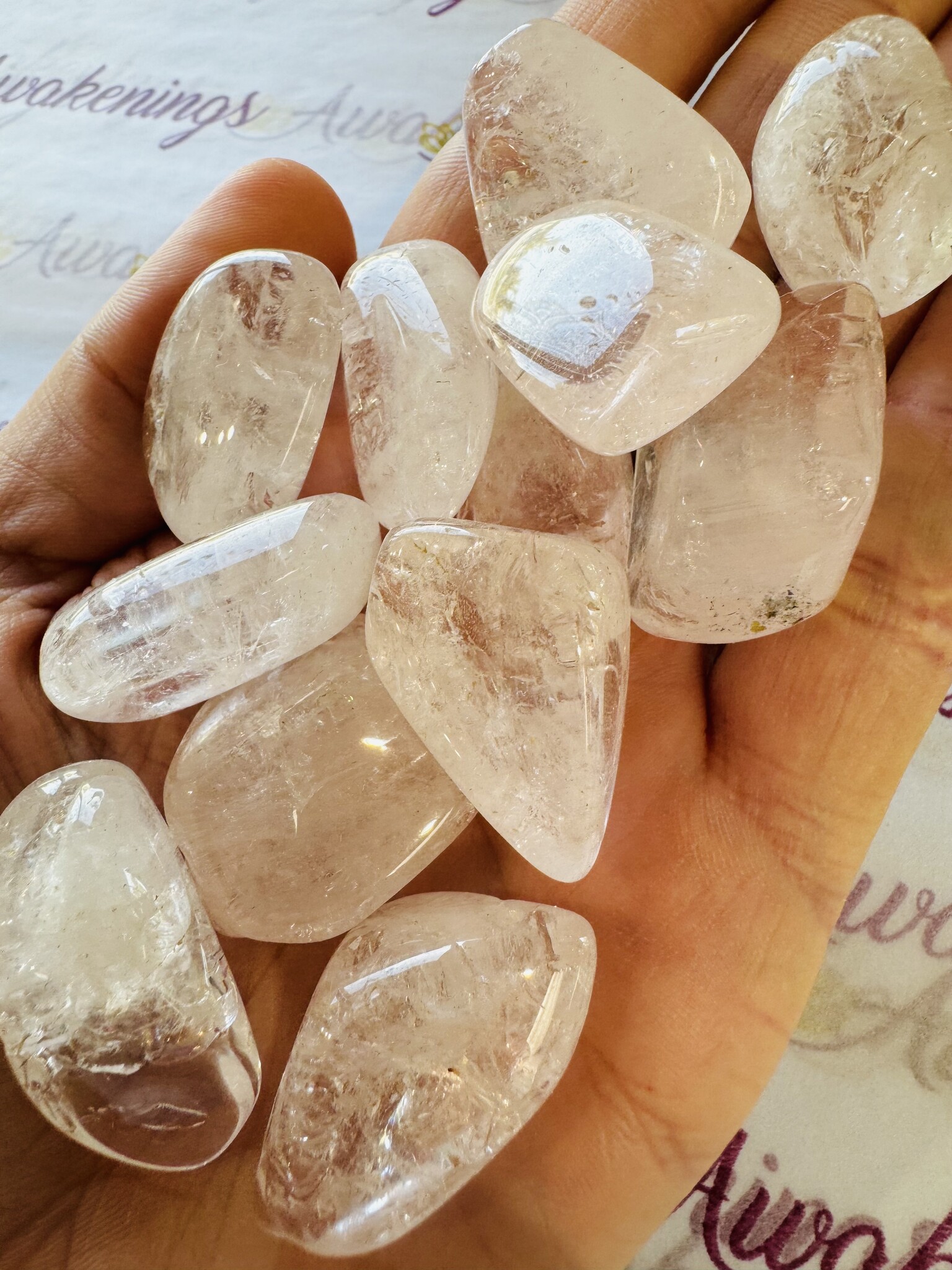 Danburite - Tumbled - Awakenings