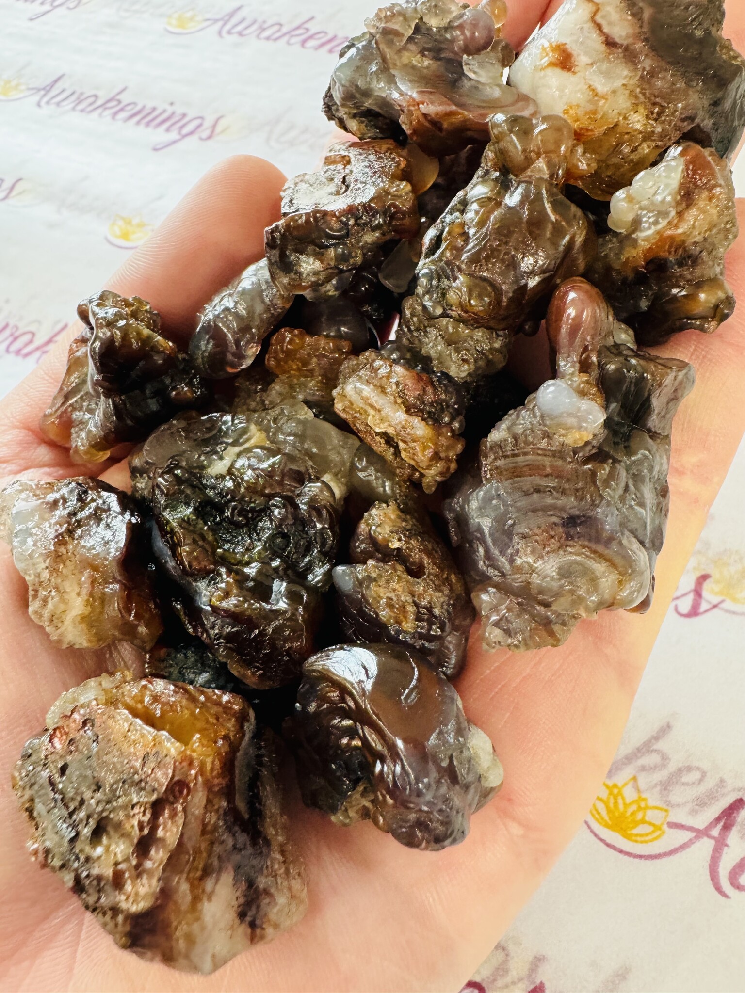 Mexican Fire Agate - Rough Raw Natural - Awakenings
