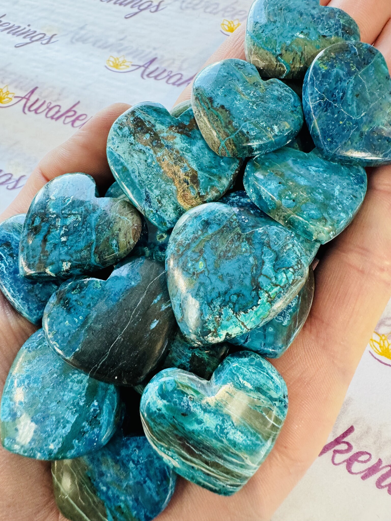 Azurite Hearts - Medium - Awakenings